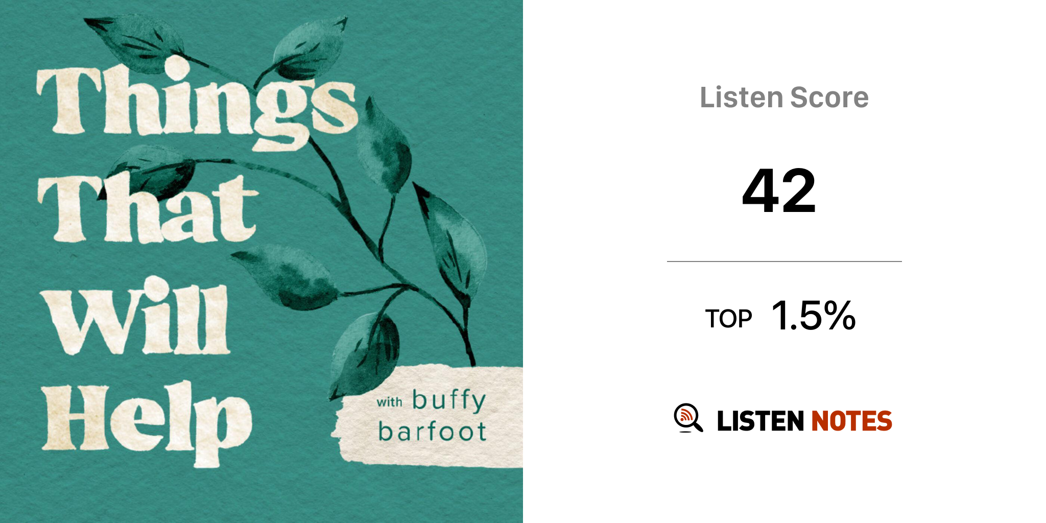 Things That Will Help (podcast) - Buffy Barfoot | Listen Notes