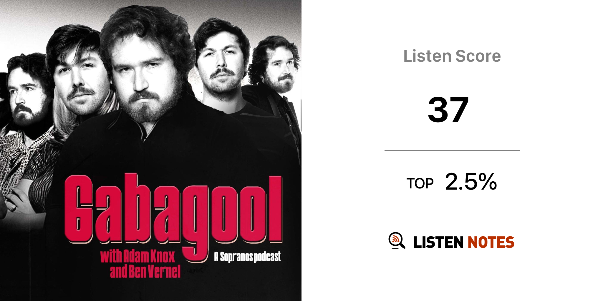 Gabagool - A Sopranos Podcast - Adam Knox and Ben Vernel | Listen Notes