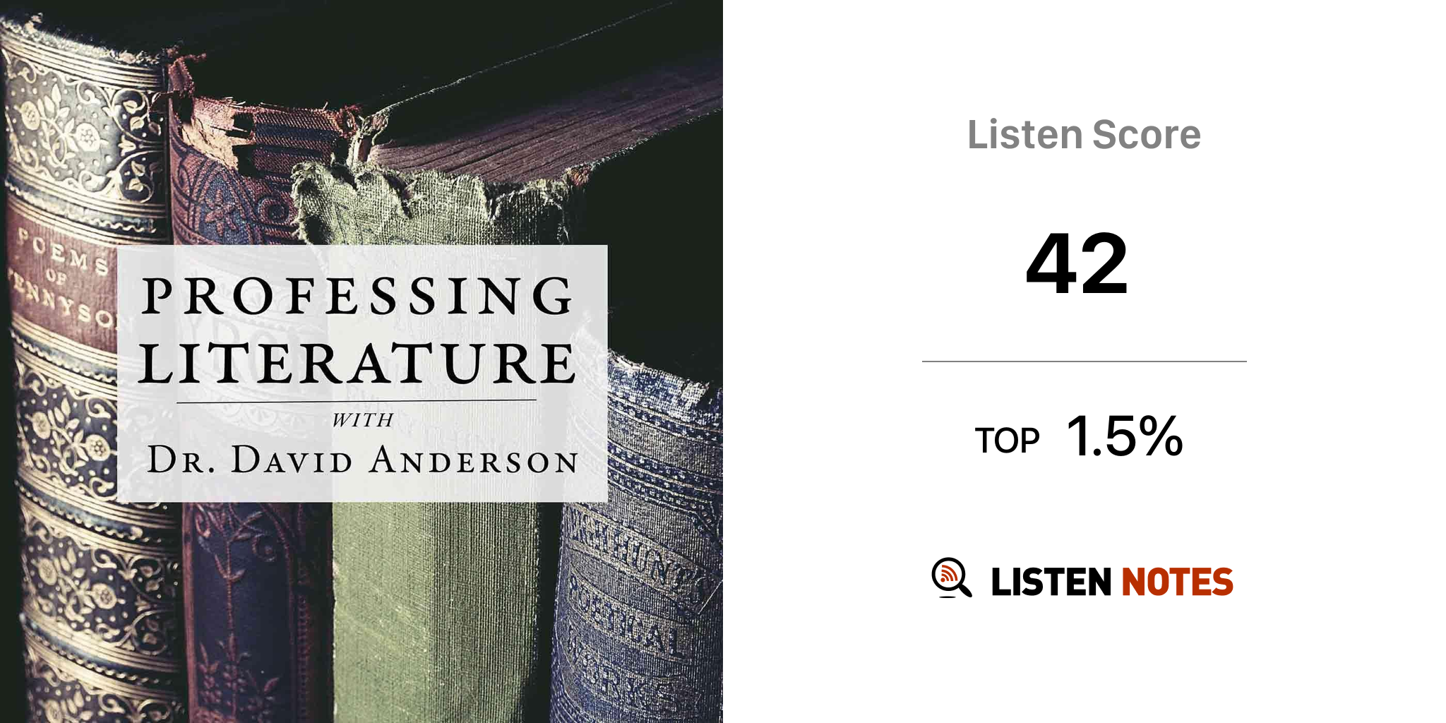 Professing Literature (podcast) - David Anderson and Eric Williams ...