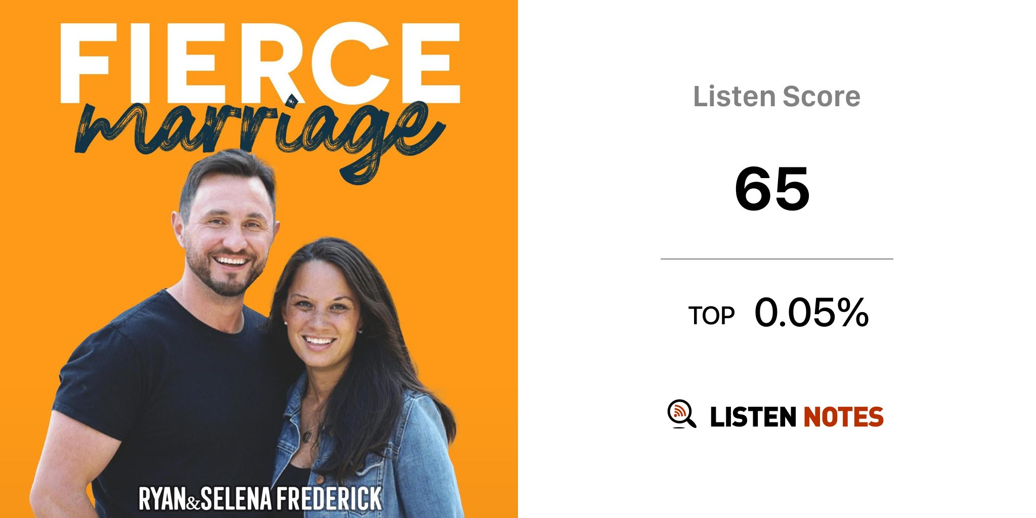 Fierce Marriage (podcast) - Ryan and Selena Frederick | Listen Notes