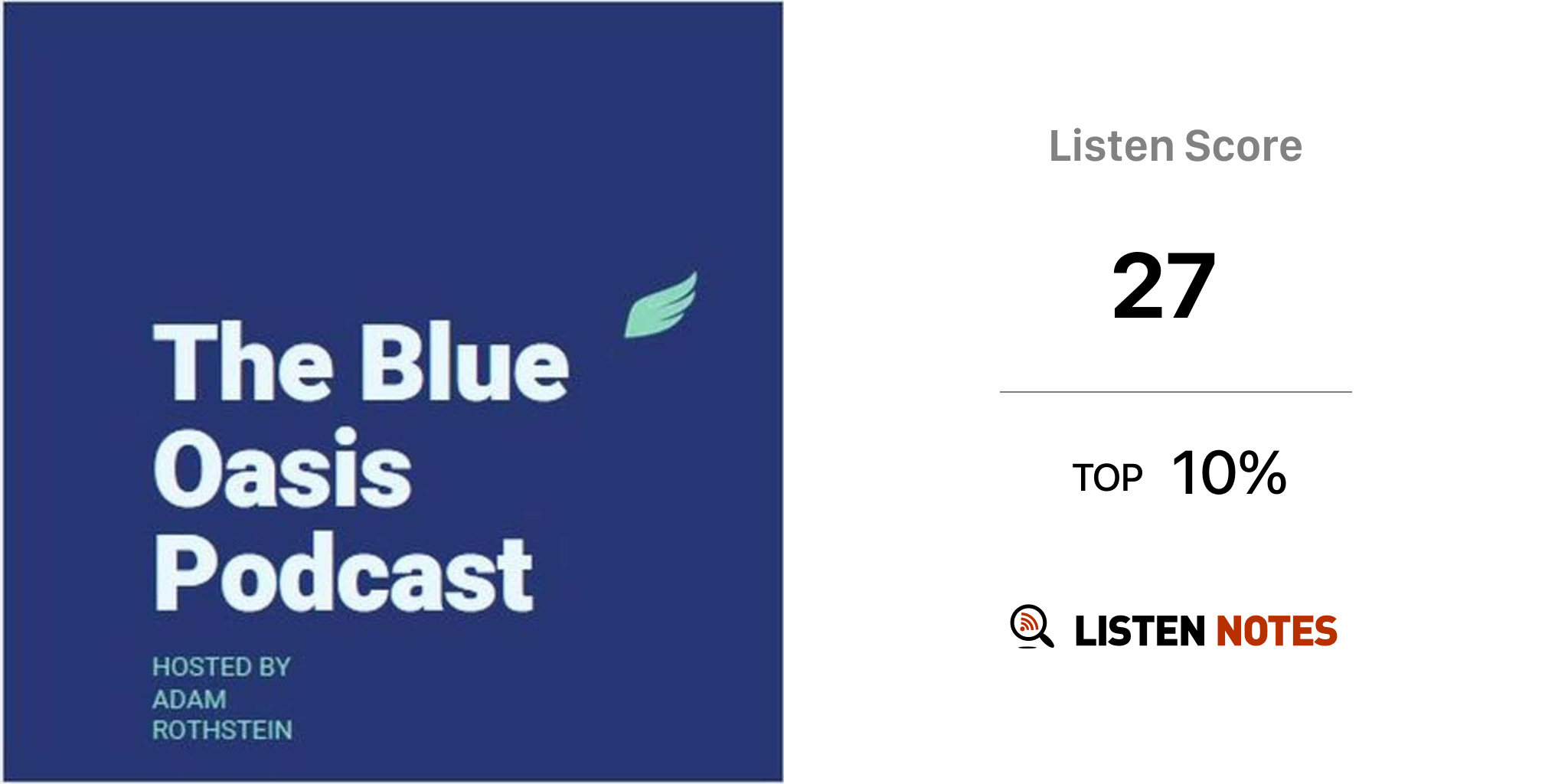 The Blue Oasis Podcast - Adam Rothstein | Listen Notes