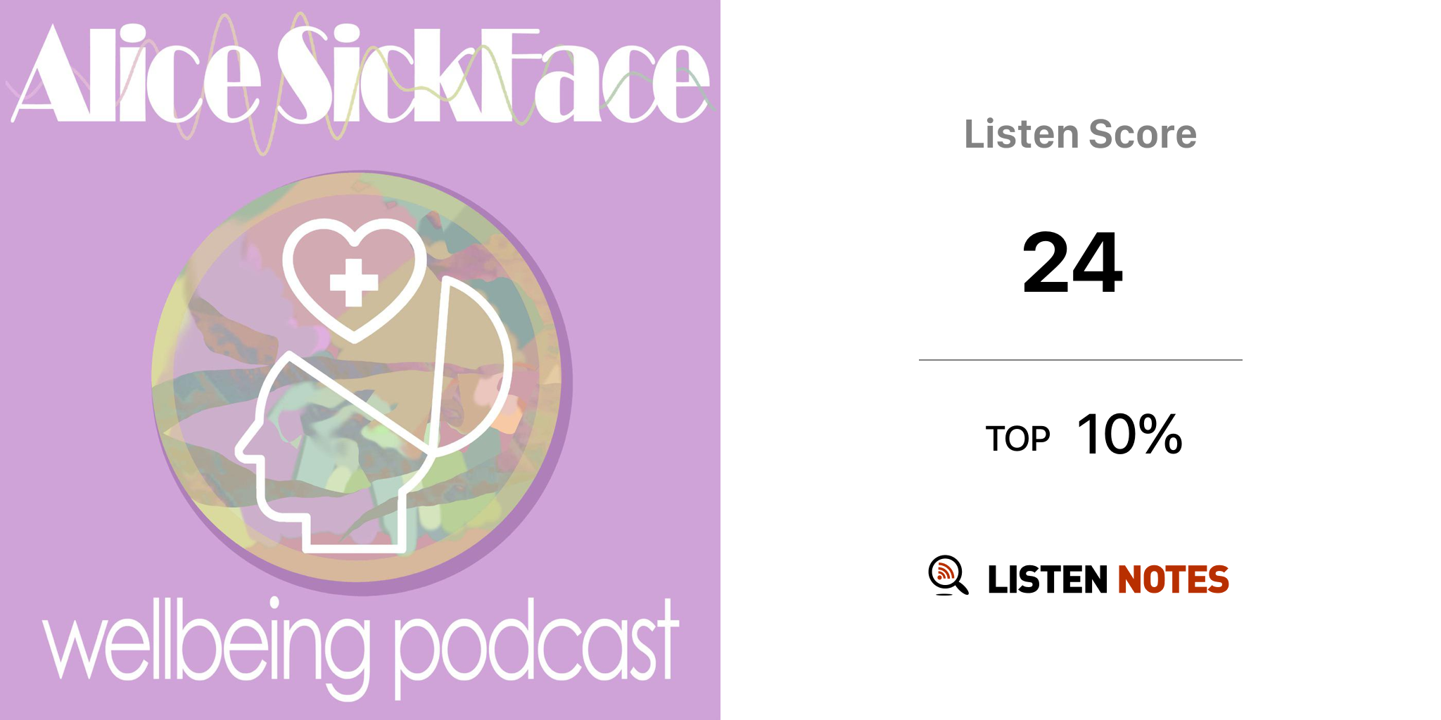 Alice Sickface Wellbeing Podcast - Alice Colley | Listen Notes