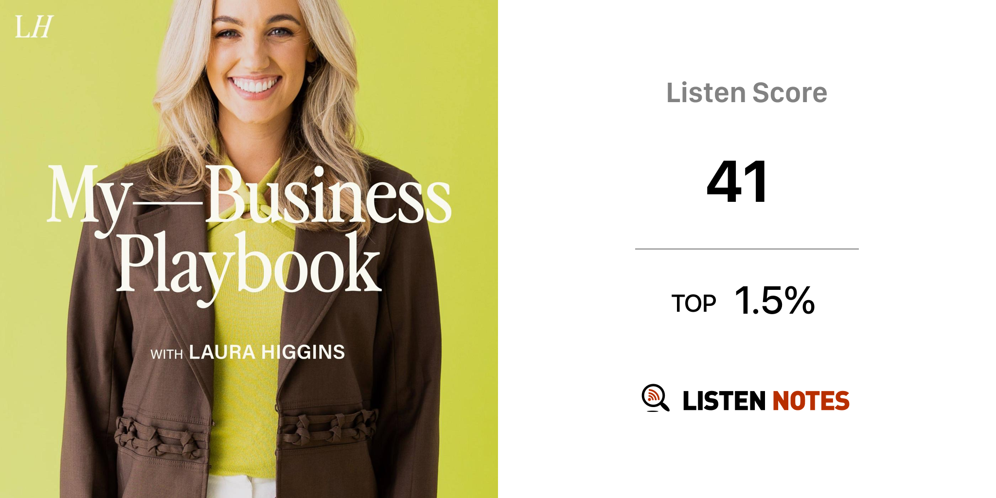 My Business Playbook (podcast) - Laura Higgins | Listen Notes
