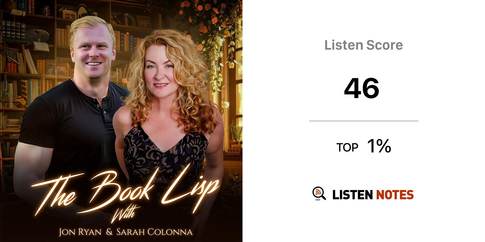 The Book Lisp with Jon Ryan & Sarah Colonna (podcast) - Jon Ryan & Sarah Colonna, Sarah Colonna ...
