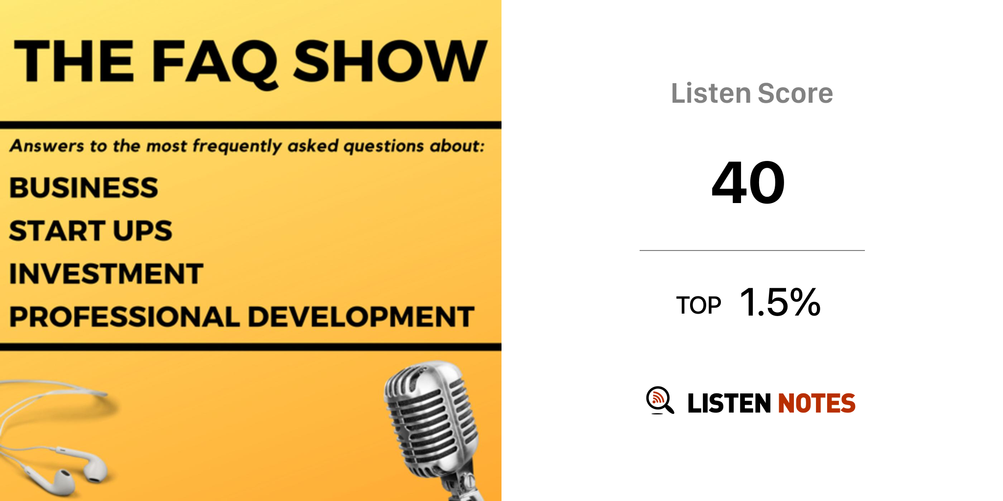 The FAQ Show (podcast) - The FAQ Show | Listen Notes