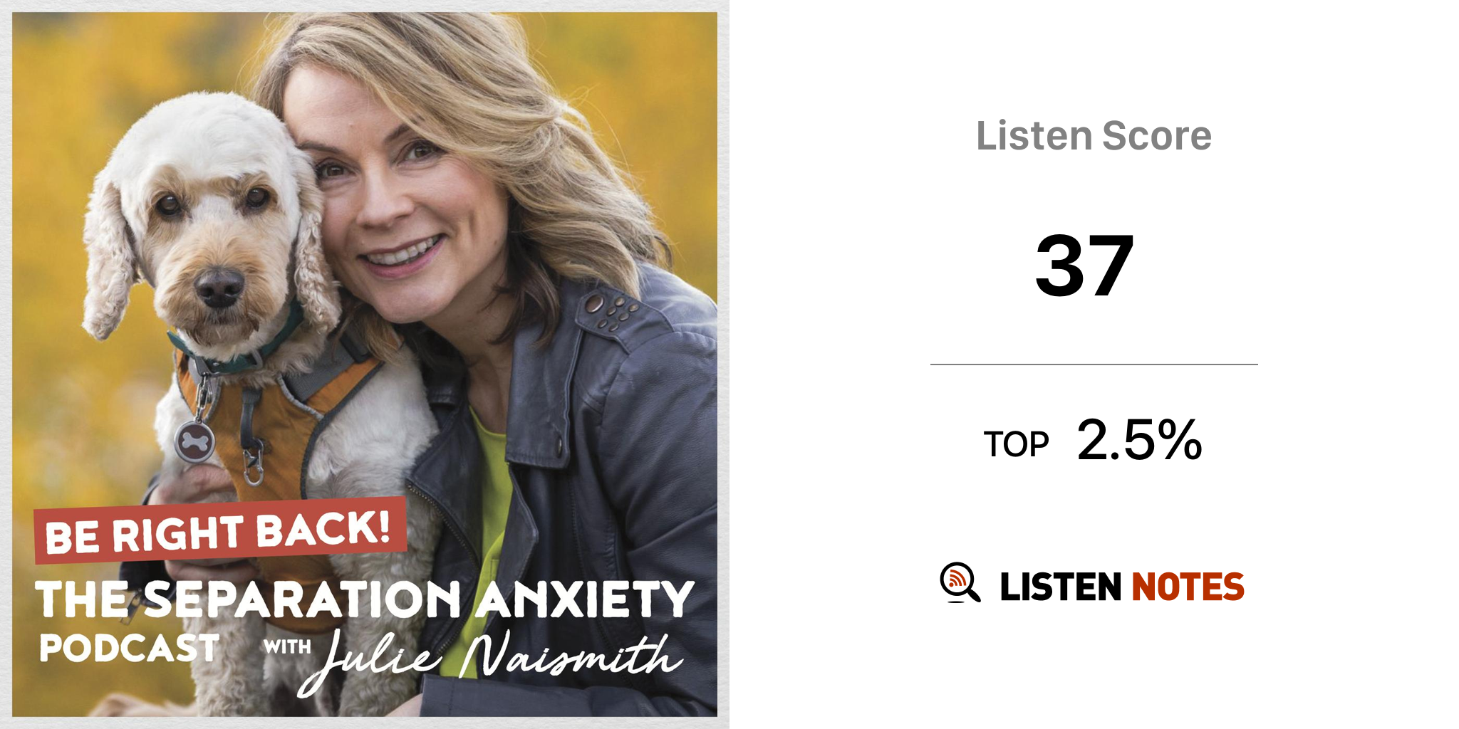 Be Right Back! The Separation Anxiety Podcast - Julie Naismith | Listen ...