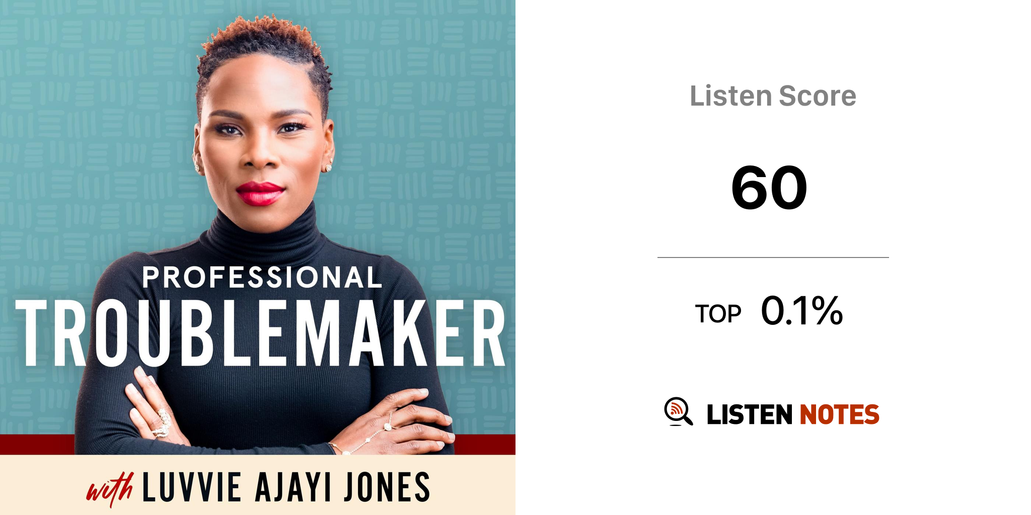 Professional Troublemaker (podcast) - Luvvie Ajayi Jones | Listen Notes