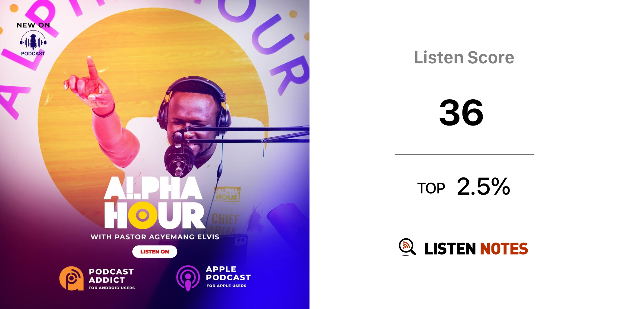 Alpha Hour With Pastor Elvis (podcast) - Alpha Hour With Pastor Elvis ...