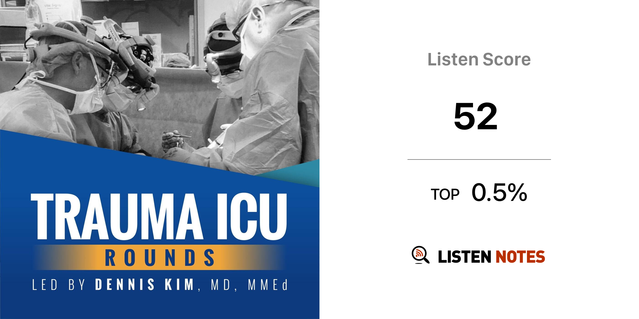 Trauma ICU Rounds (podcast) - Dr. Dennis Kim | Listen Notes