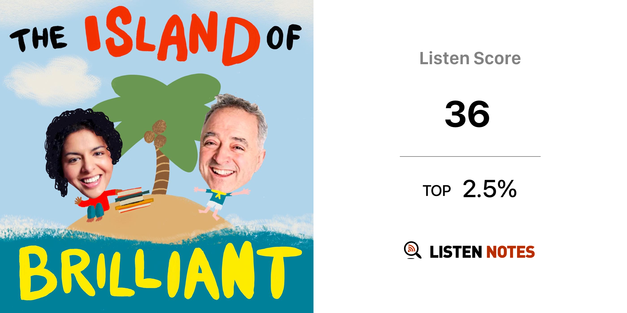 The Island of Brilliant! (podcast) - Frank Cottrell Boyce and Nadia ...