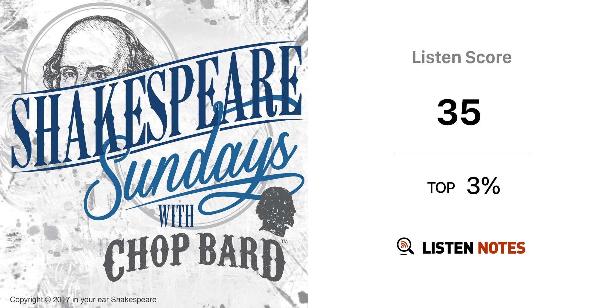 Shakespeare Sundays with Chop Bard (podcast) - Ehren Ziegler: Actor ...