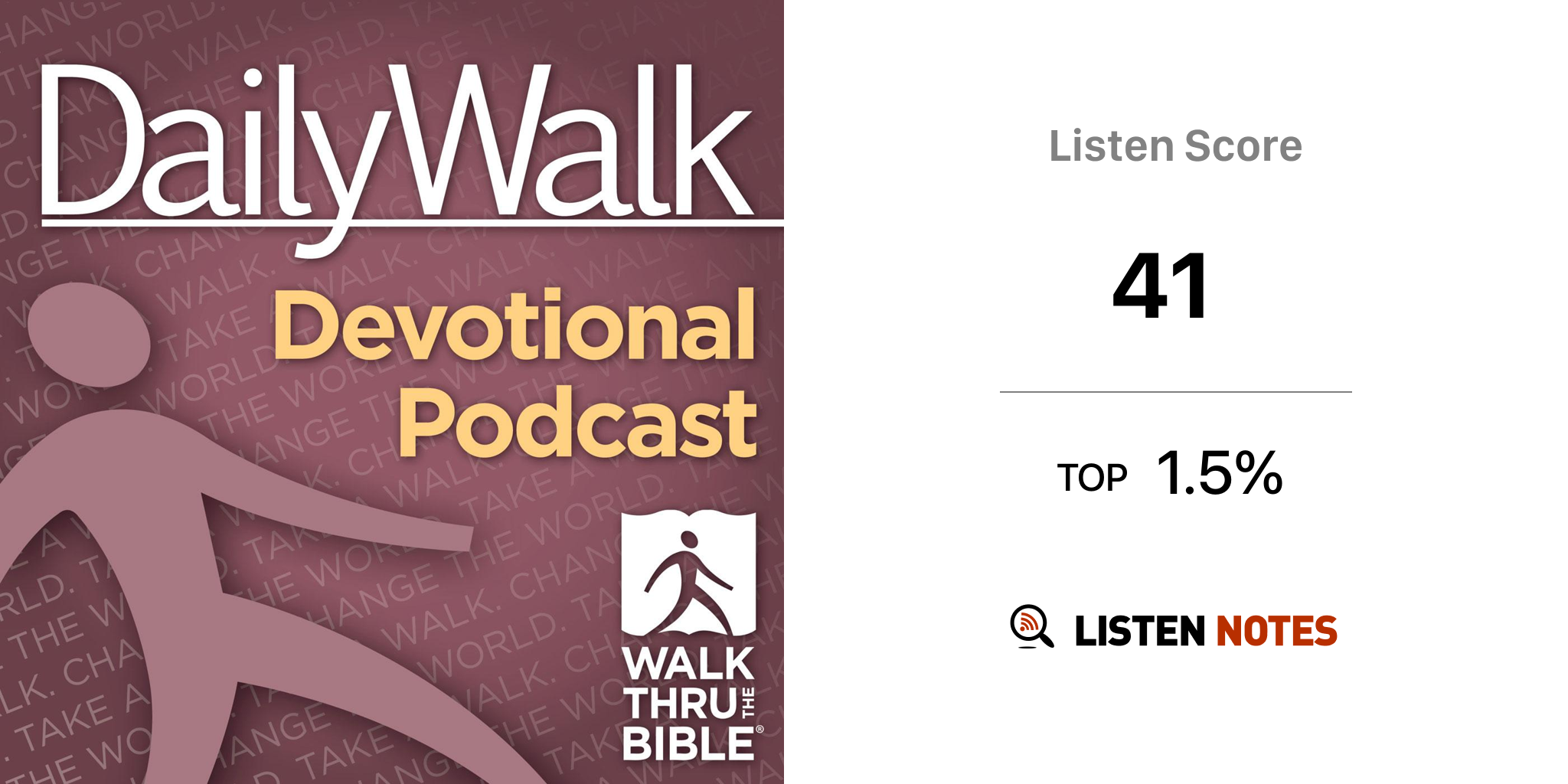Daily Walk Devotional Podcast - Walk Thru the Bible | Listen Notes