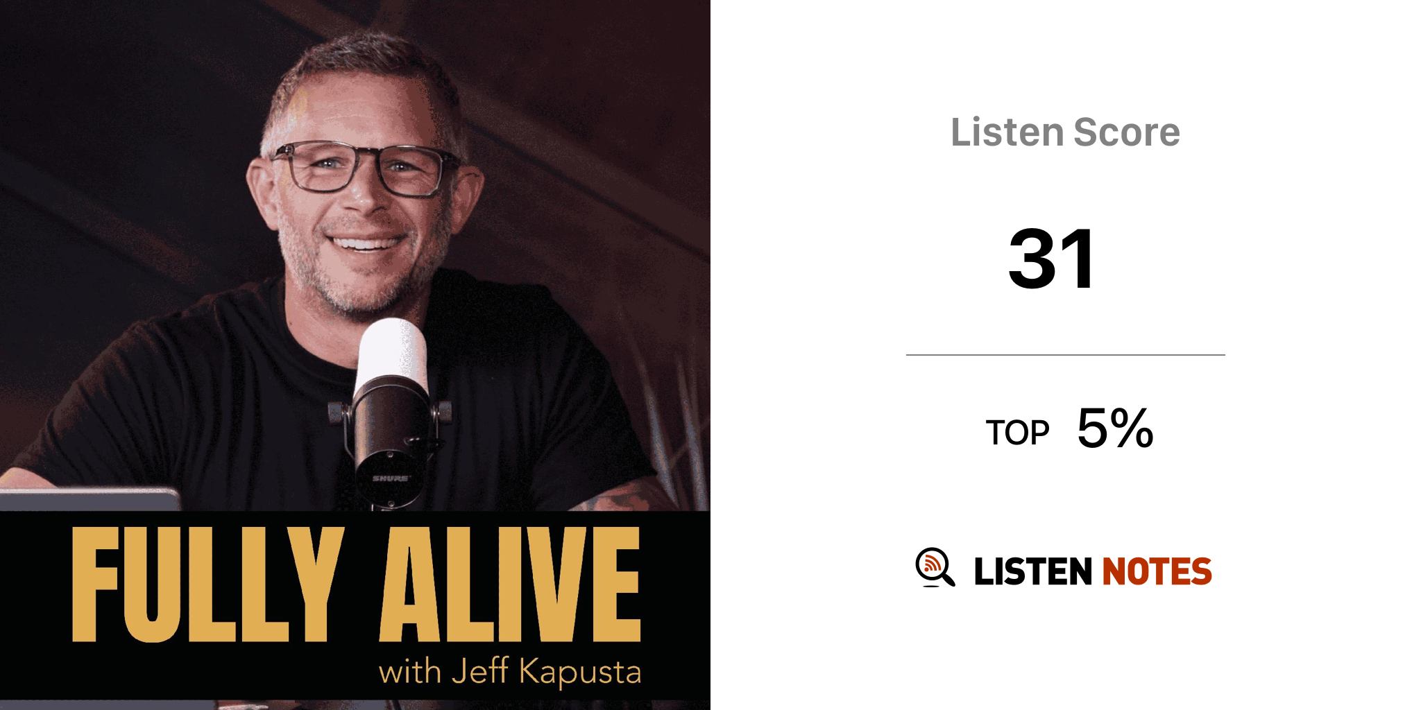 Fully Alive with Jeff Kapusta (podcast) - Jeff Kapusta | Listen Notes