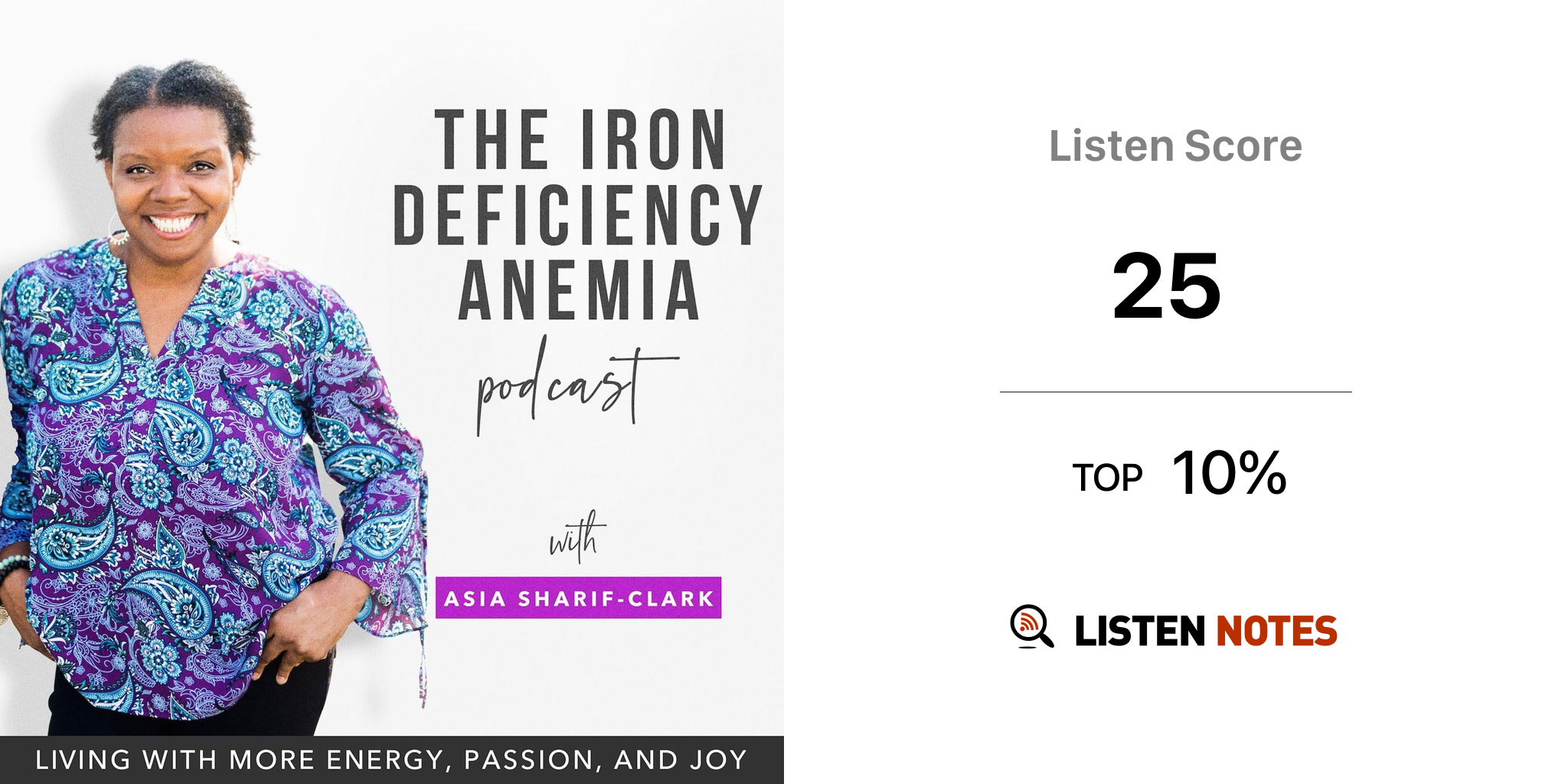 Iron Deficiency Anemia (podcast) - Asia Sharif-Clark | Listen Notes