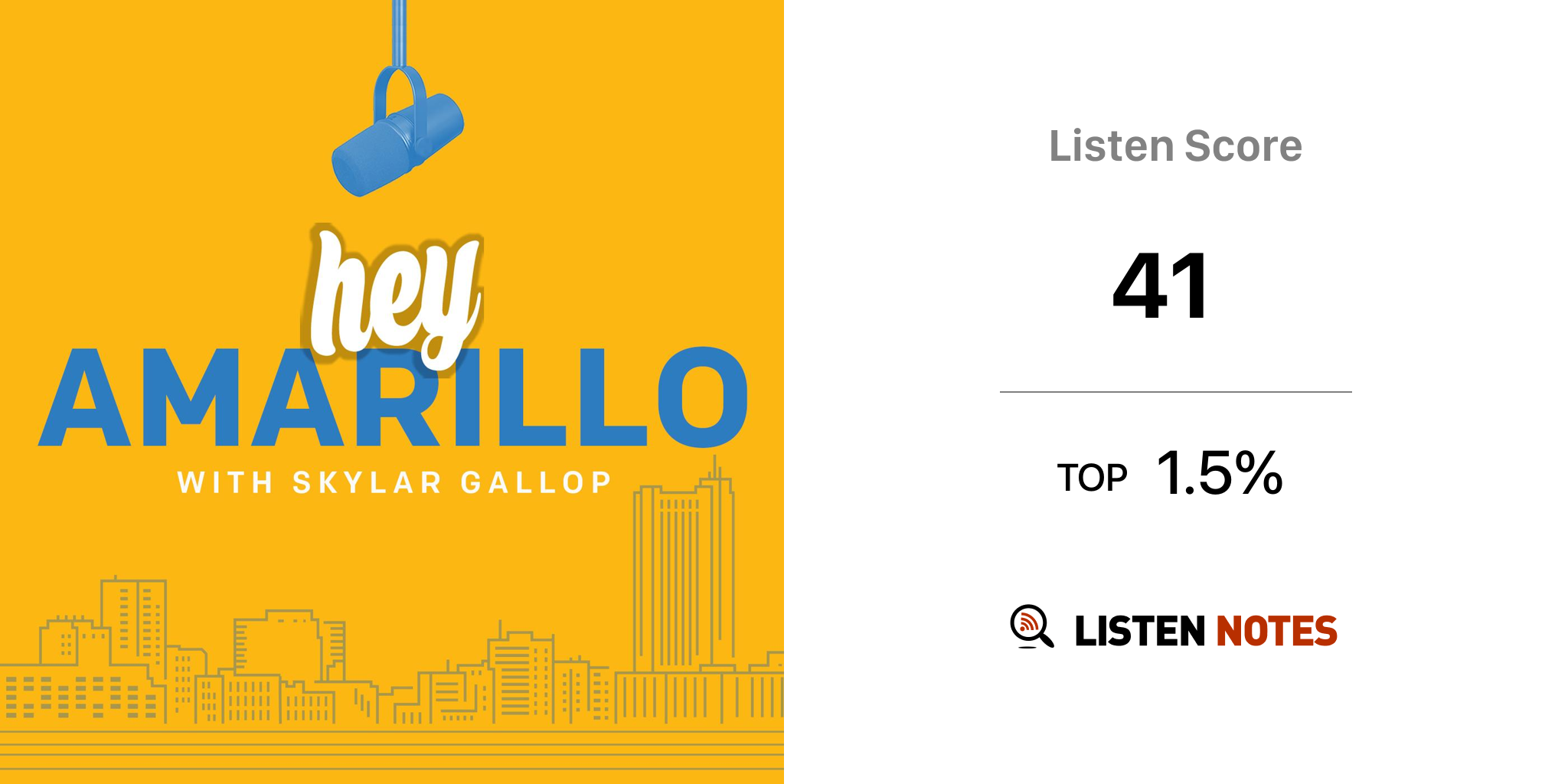 Hey Amarillo (podcast) - Jason Boyett | Listen Notes