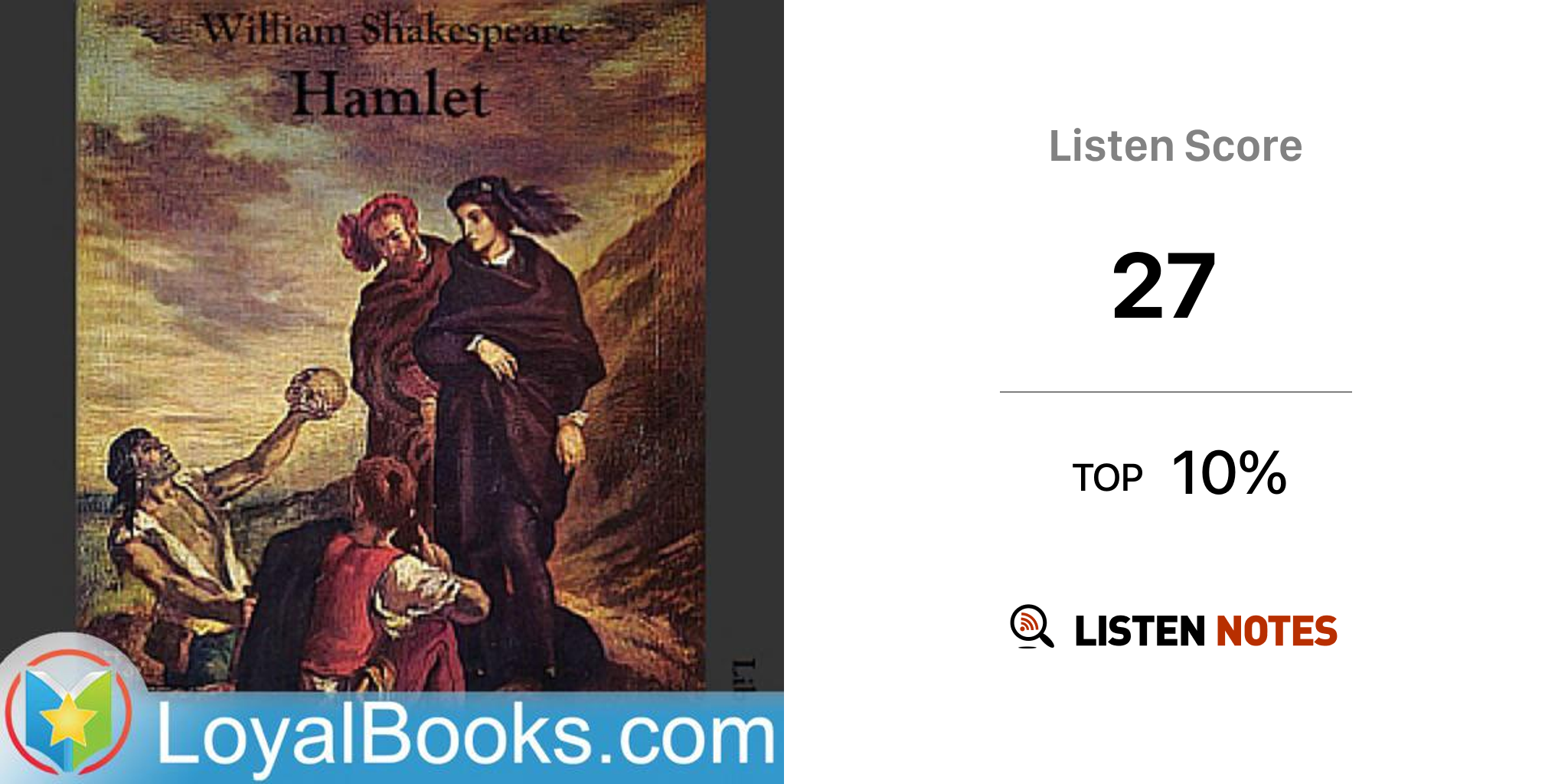 The Tragedy of Hamlet by William Shakespeare (podcast) - Loyal Books ...