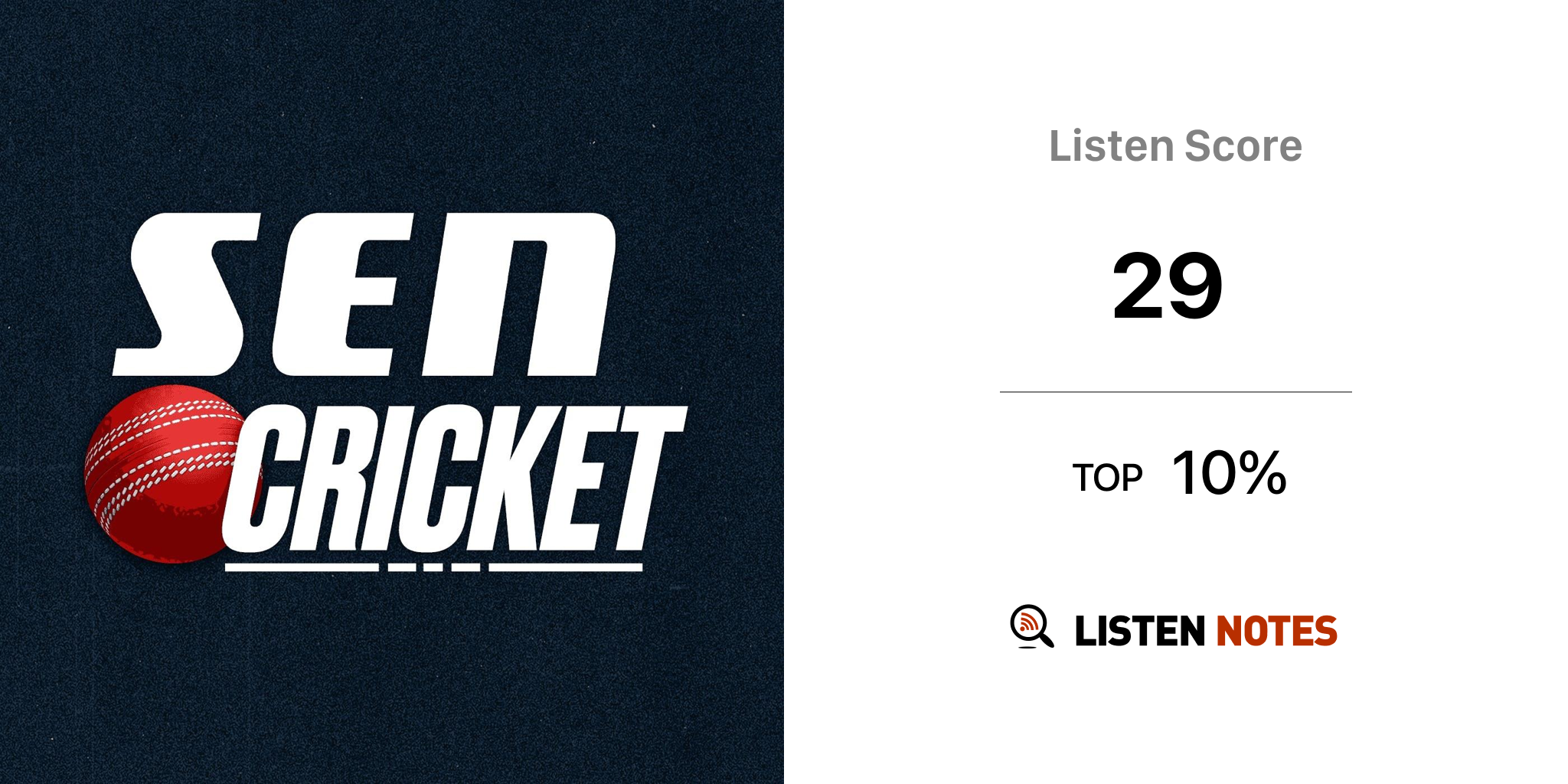 SEN Cricket (podcast) - SEN | Listen Notes