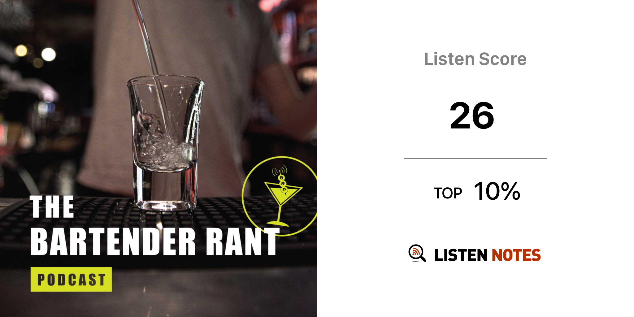 The Bartender Rant Podcast - Poolroom Studios | Listen Notes