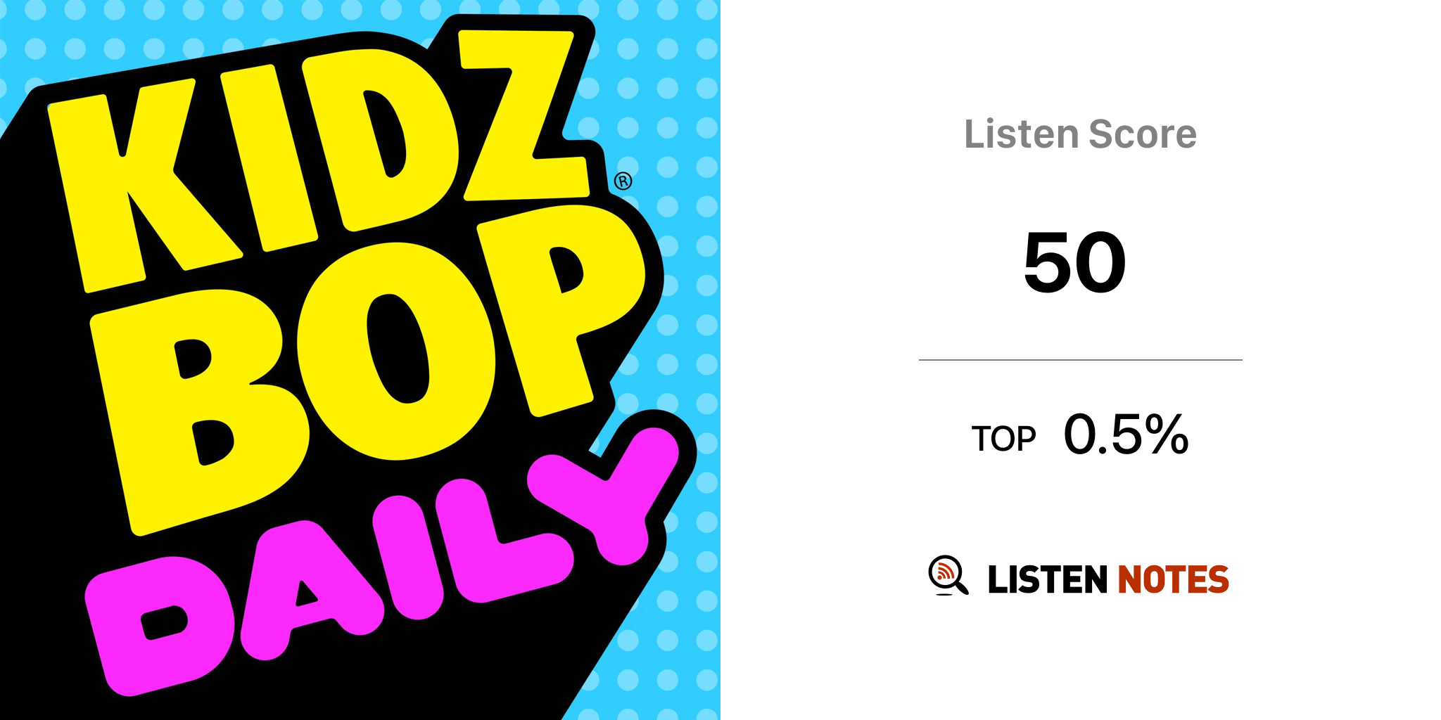 KIDZ BOP Daily podcast KIDZ BOP Listen Notes