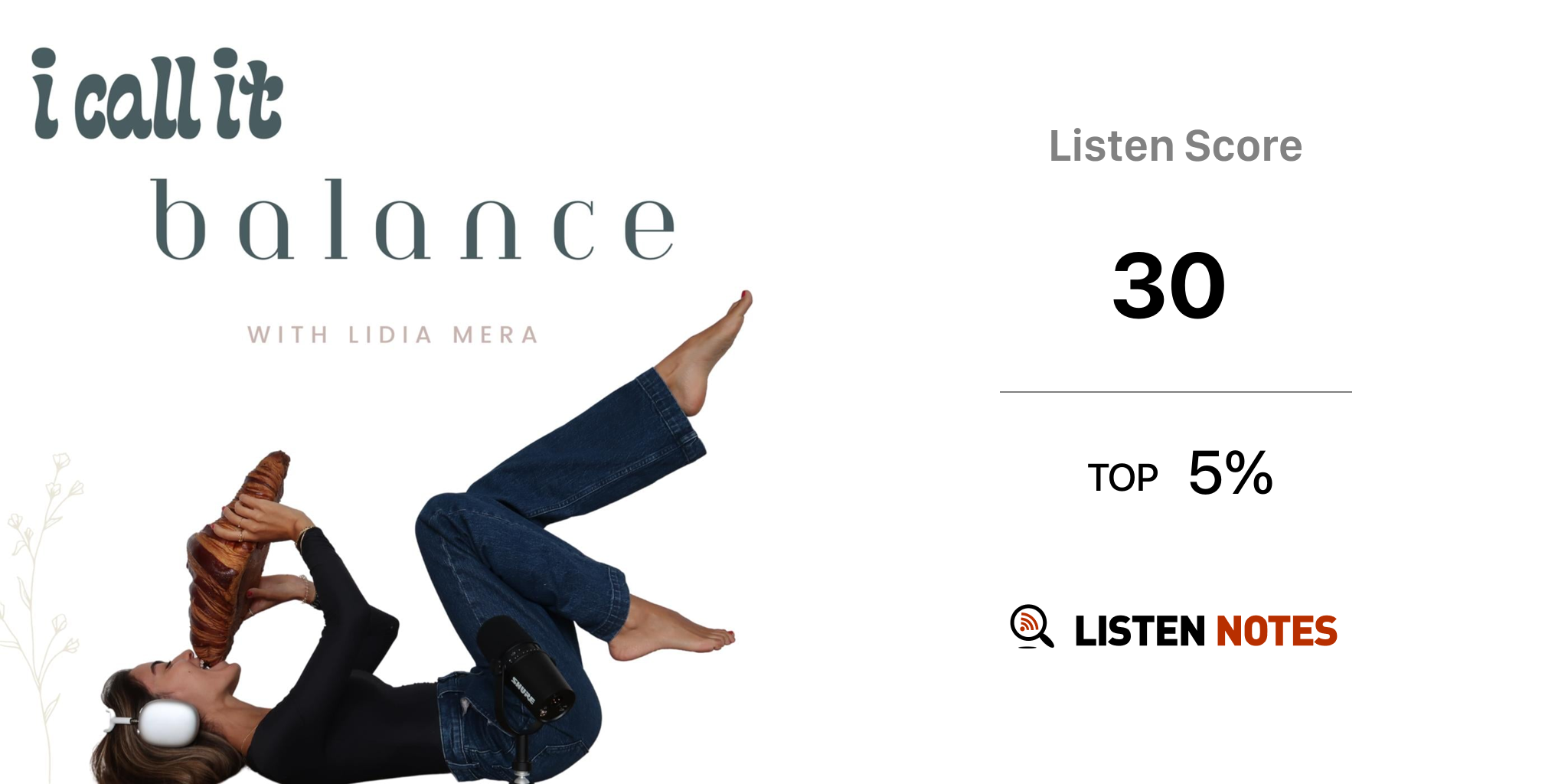 I Call It Balance (podcast) - Lidia Mera | Listen Notes