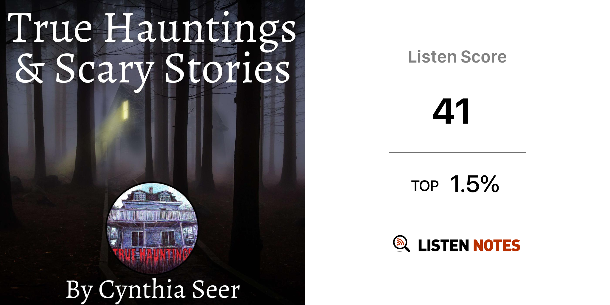 True Hauntings & Scary Stories (podcast) - Cynthia Seer | Listen Notes