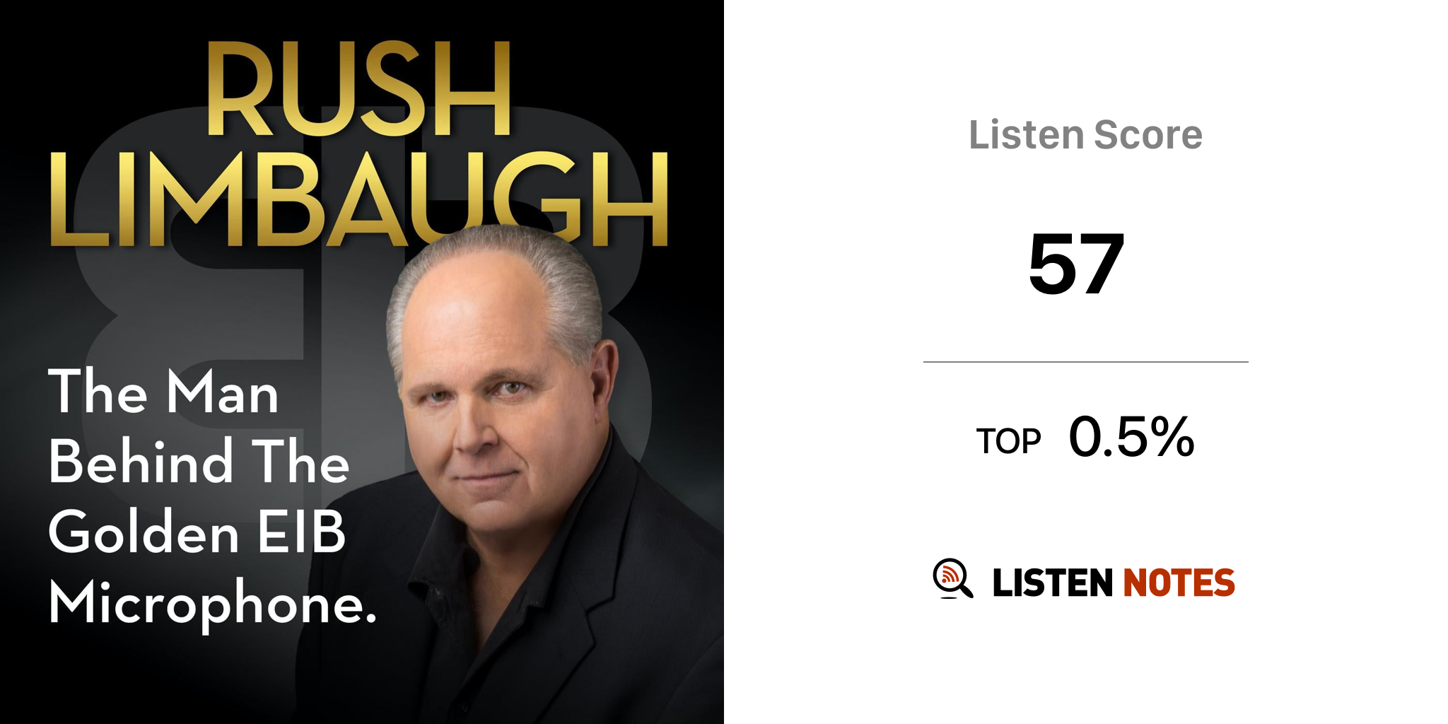 Rush Limbaugh: The Man Behind the Golden EIB Microphone | Listen Notes