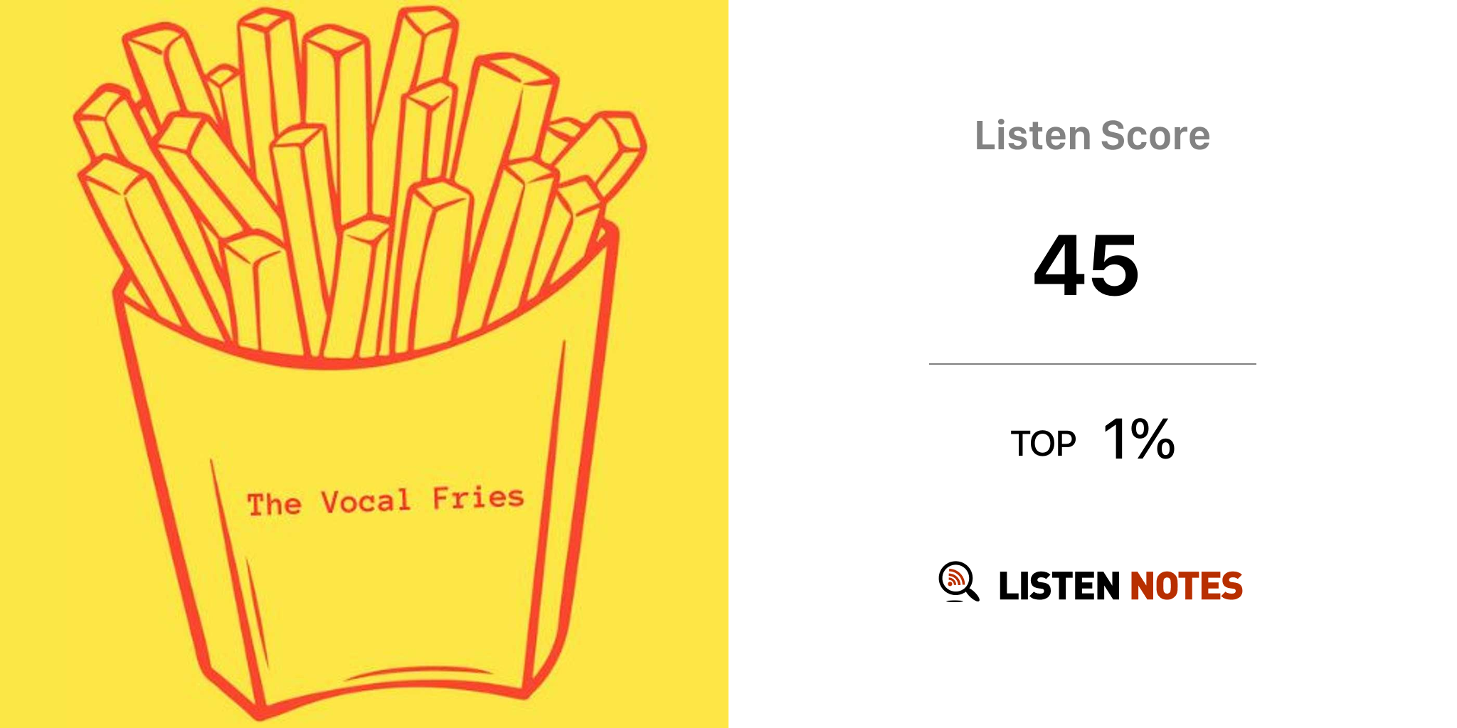 The Vocal Fries (podcast) - The Vocal Fries | Listen Notes