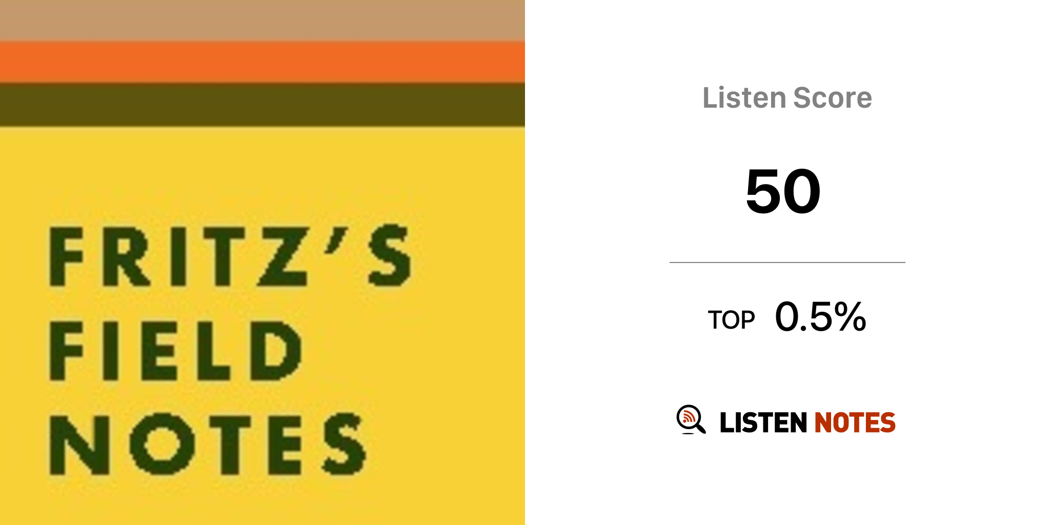 Fritz's Field Notes (podcast) - Fritz's Field Notes | Listen Notes
