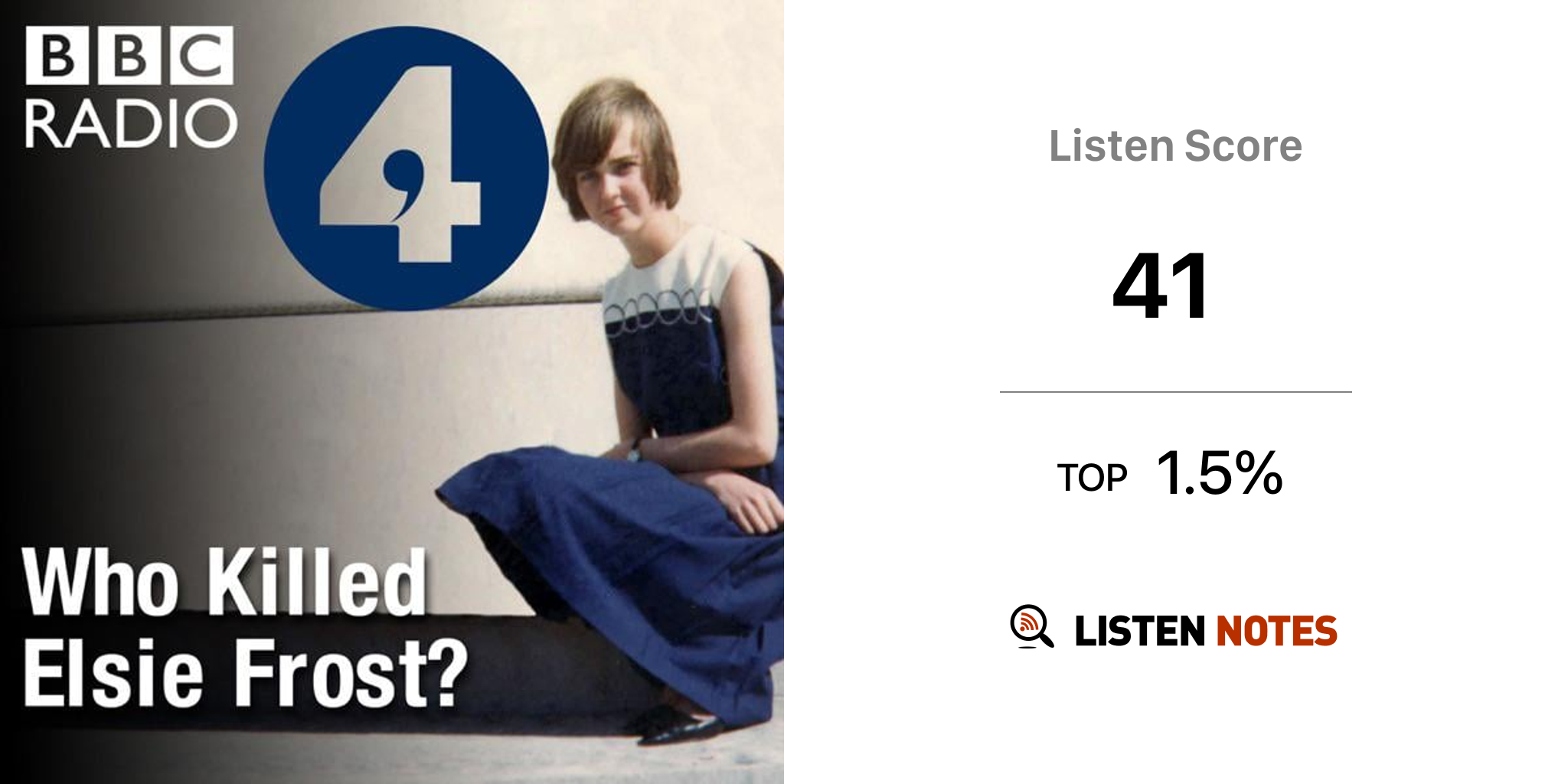 Who Killed Elsie Frost? (podcast) - BBC Radio 4 | Listen Notes