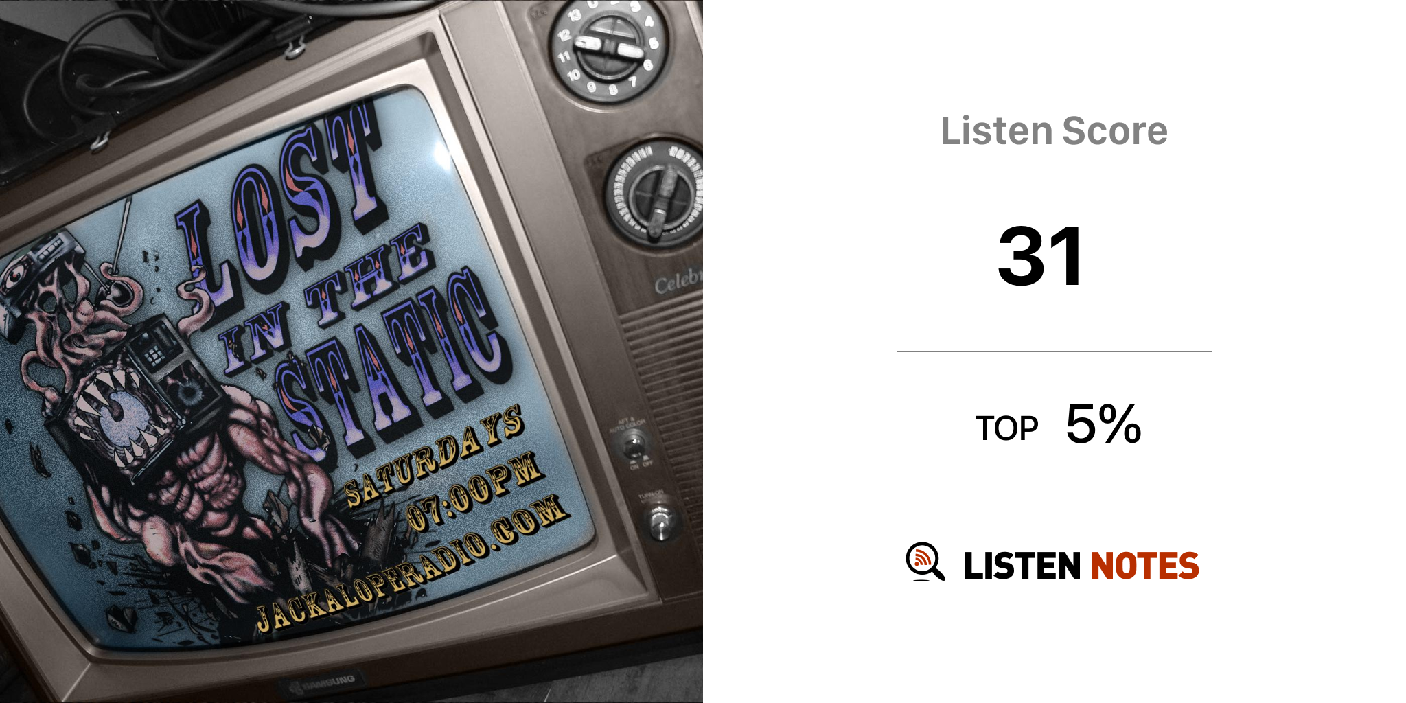 Lost in the Static (podcast) - Jackalope Radio | Listen Notes