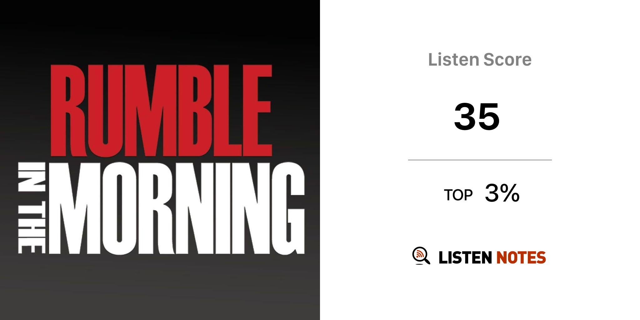 Rumble in the Morning (podcast) - Rumble In The Morning on FM99 ...