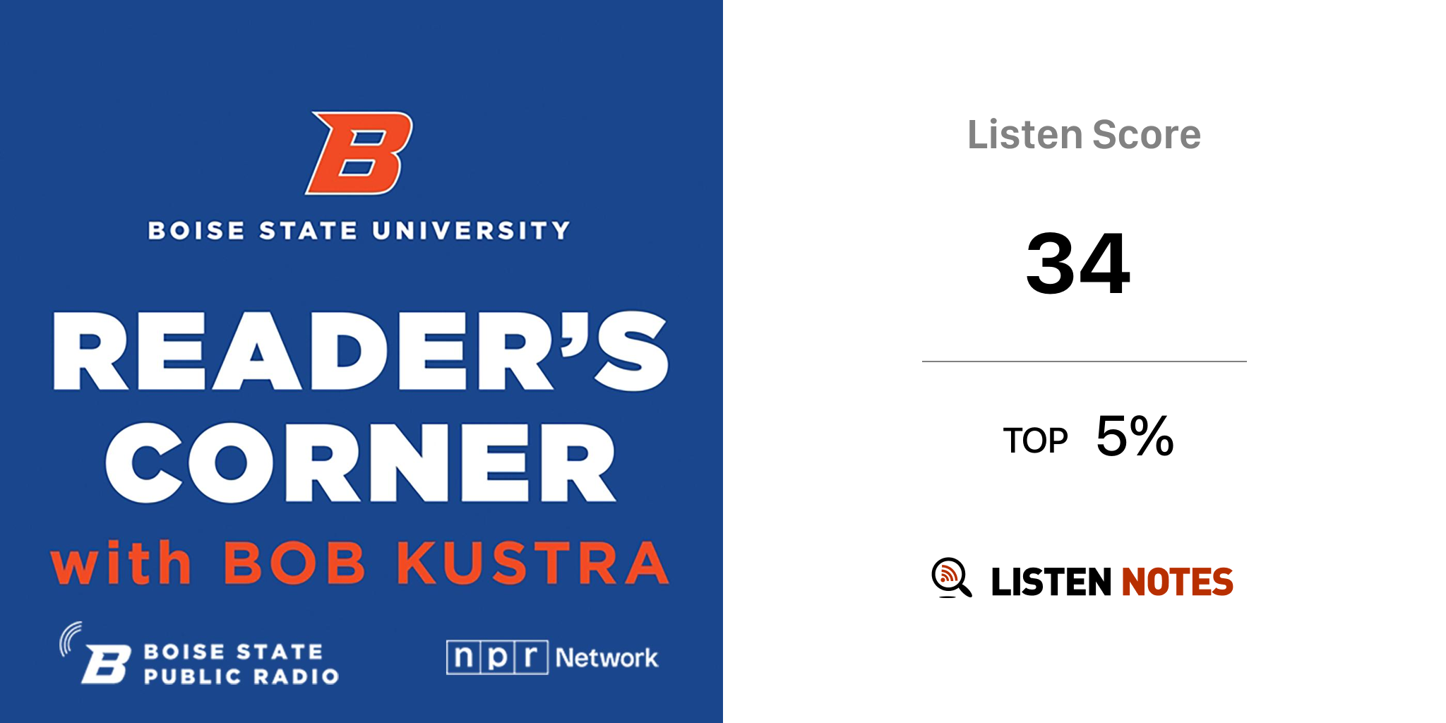 Reader's Corner (podcast) - Bob Kustra | Listen Notes