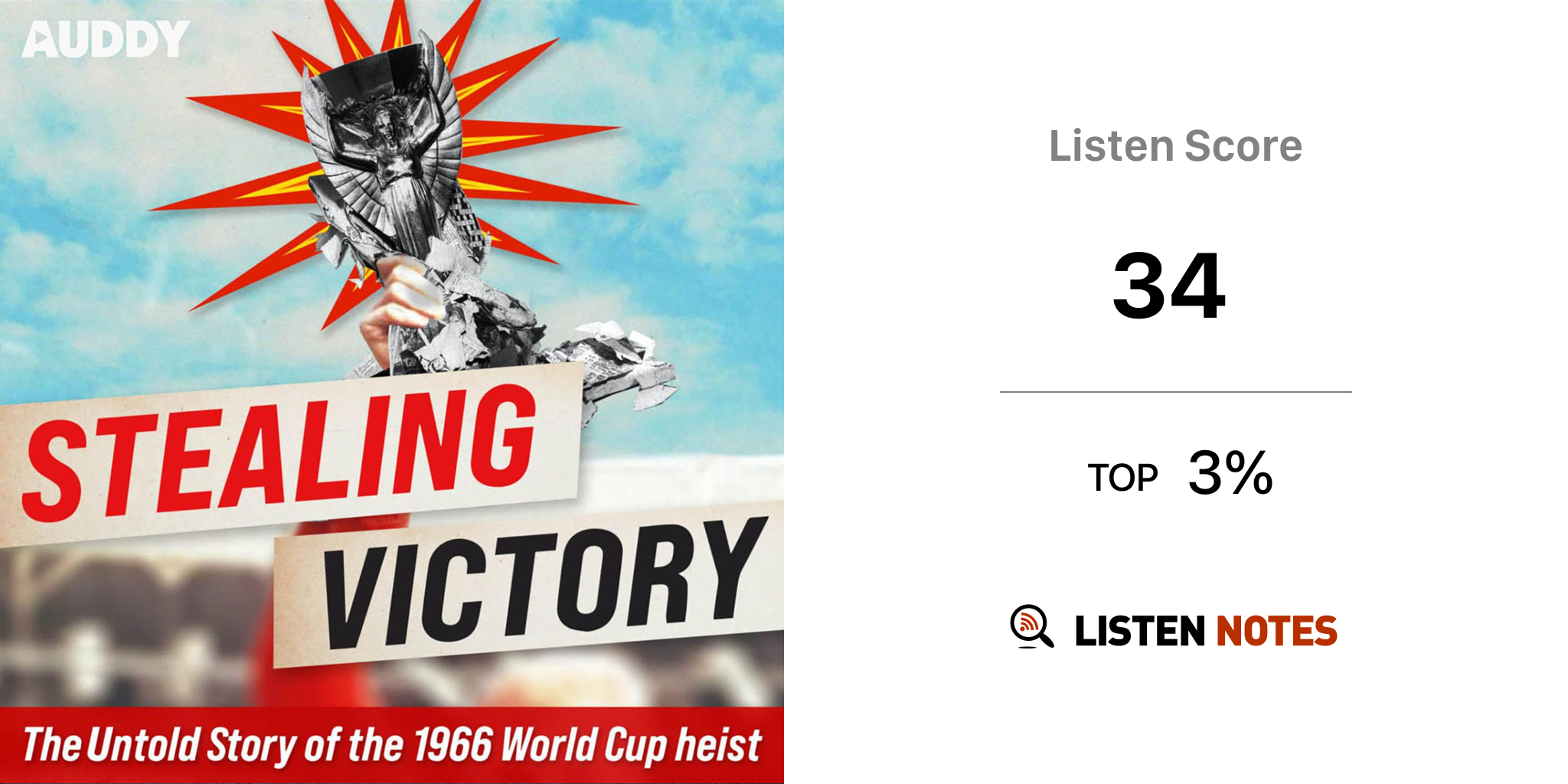 Stealing Victory (podcast) - Tom Pettifor | Auddy | Listen Notes