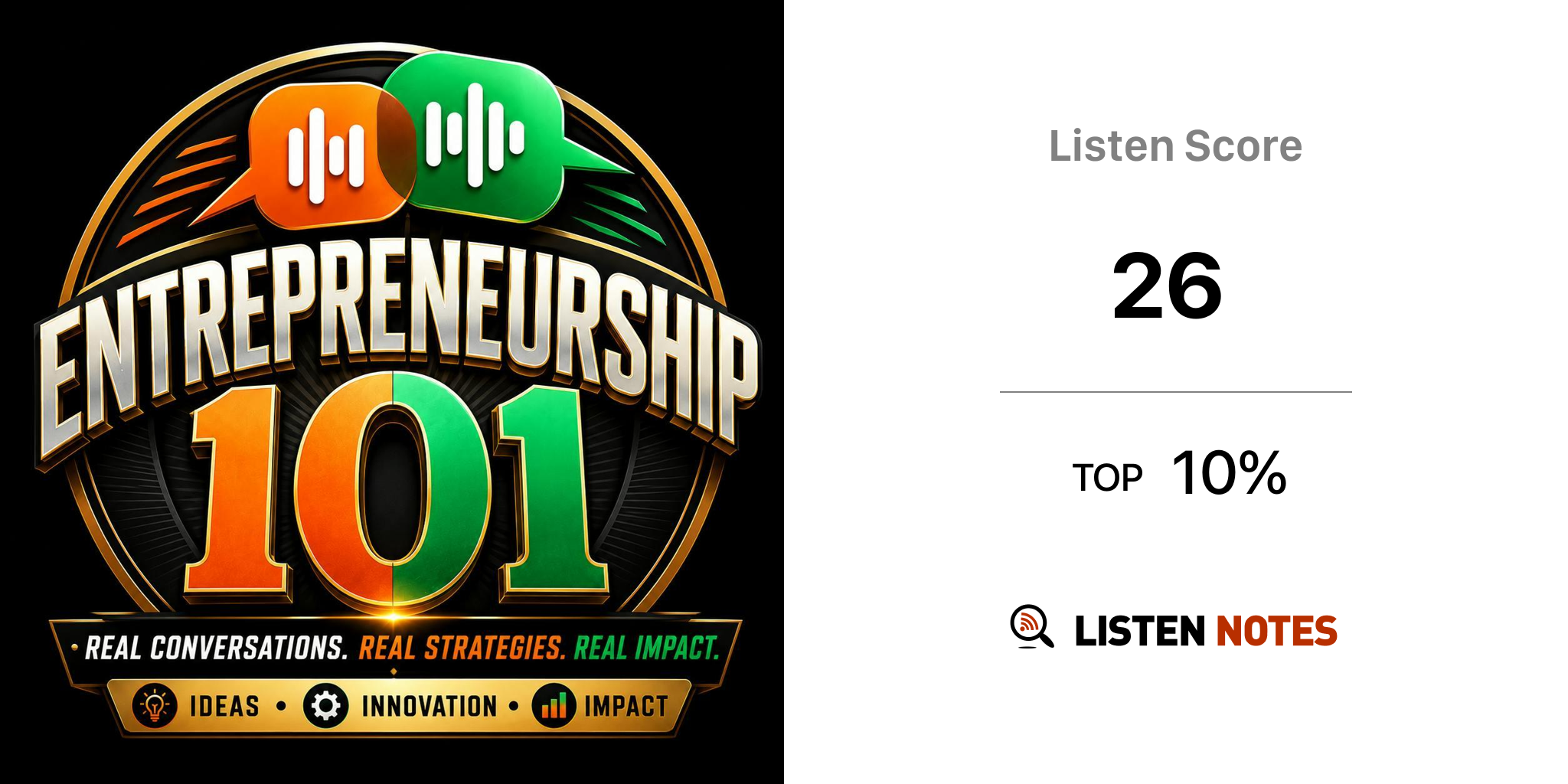 Entrepreneurship 101 (podcast) - Daniel Lucas/ Michael T. Brown ...