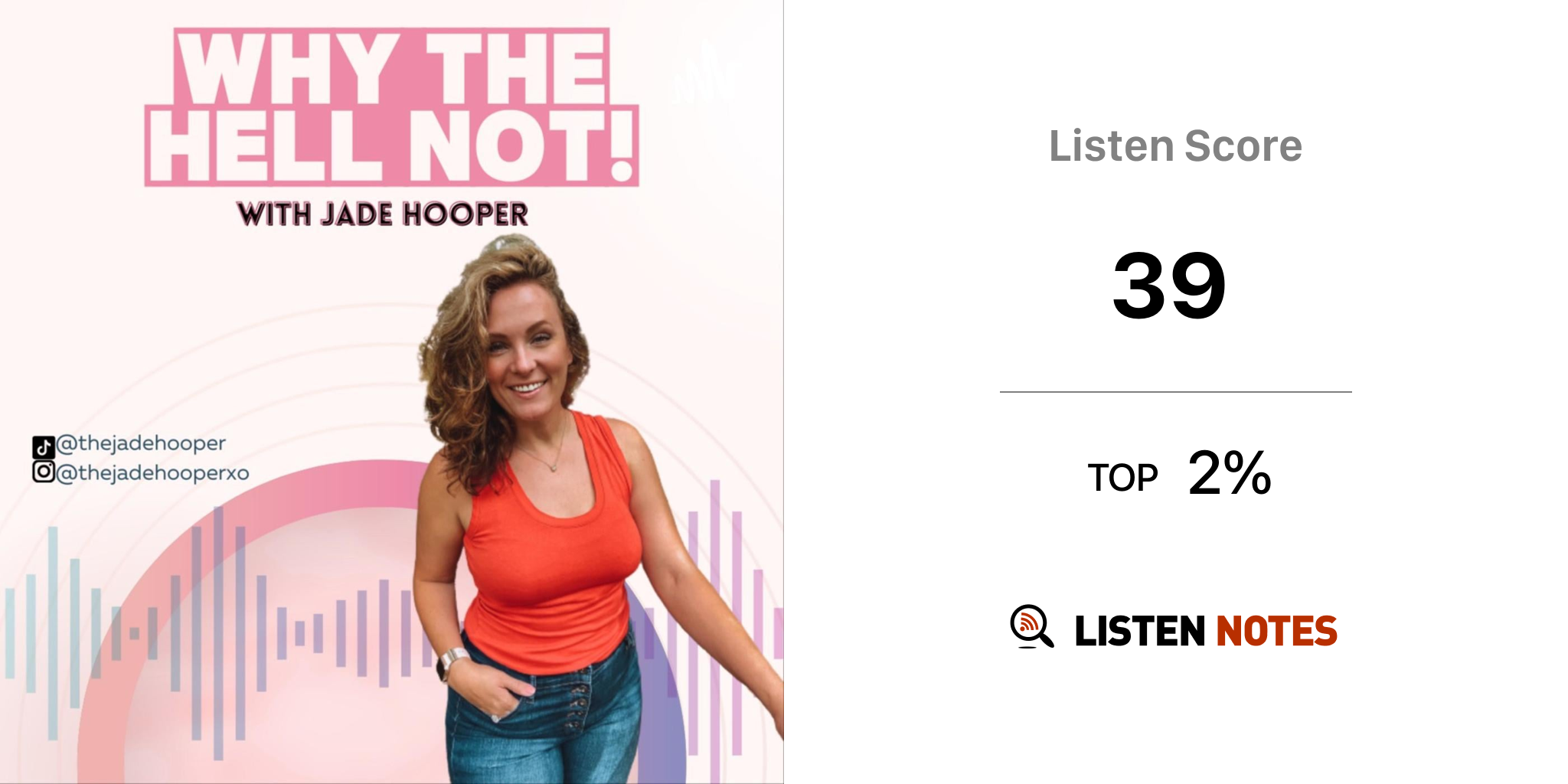 Why the hell not, with Jade Hooper (podcast) - Jade Hooper | Listen Notes