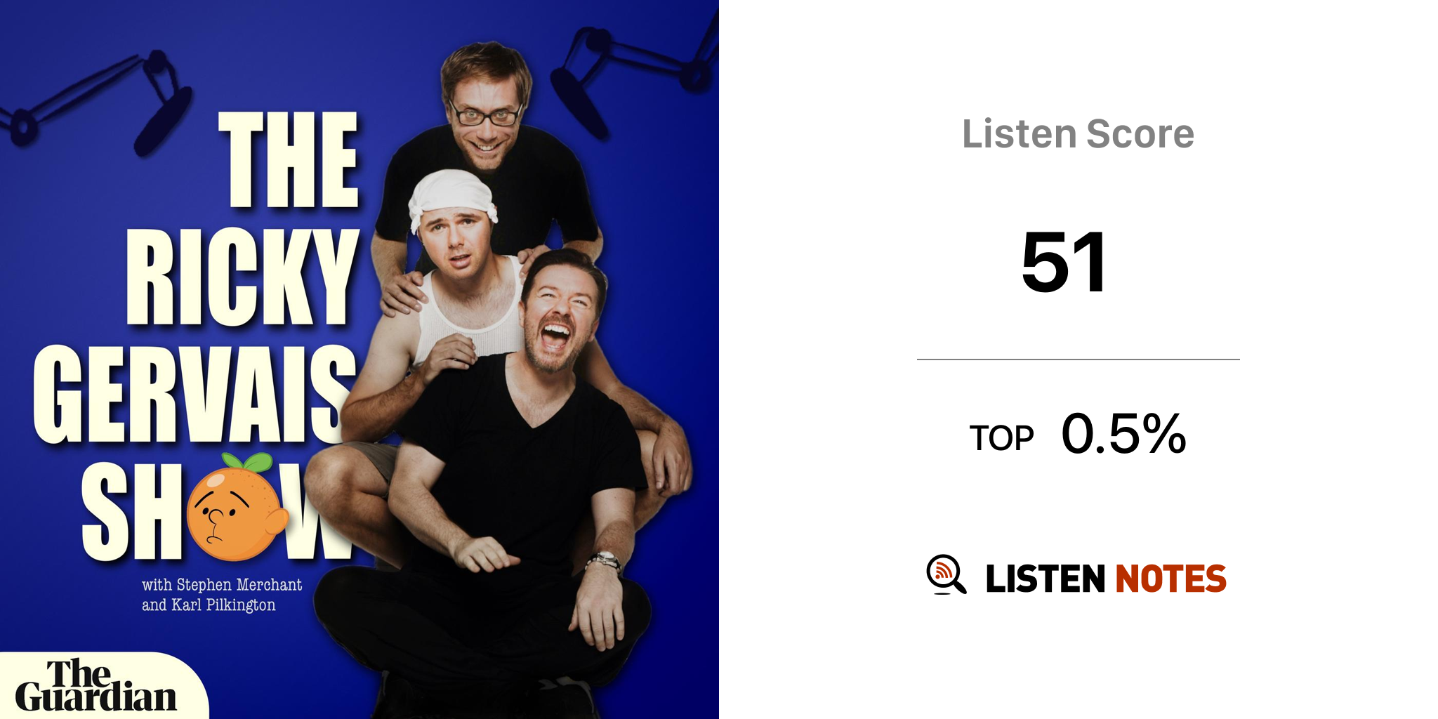 The Ricky Gervais Show (podcast) - Ricky Gervais, Stephen Merchant, and Karl Pilkington | Listen ...