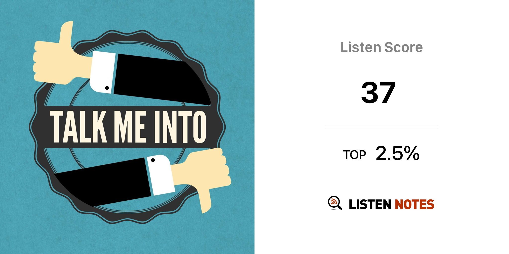 Talk Me Into (podcast) - James Fitch | Listen Notes