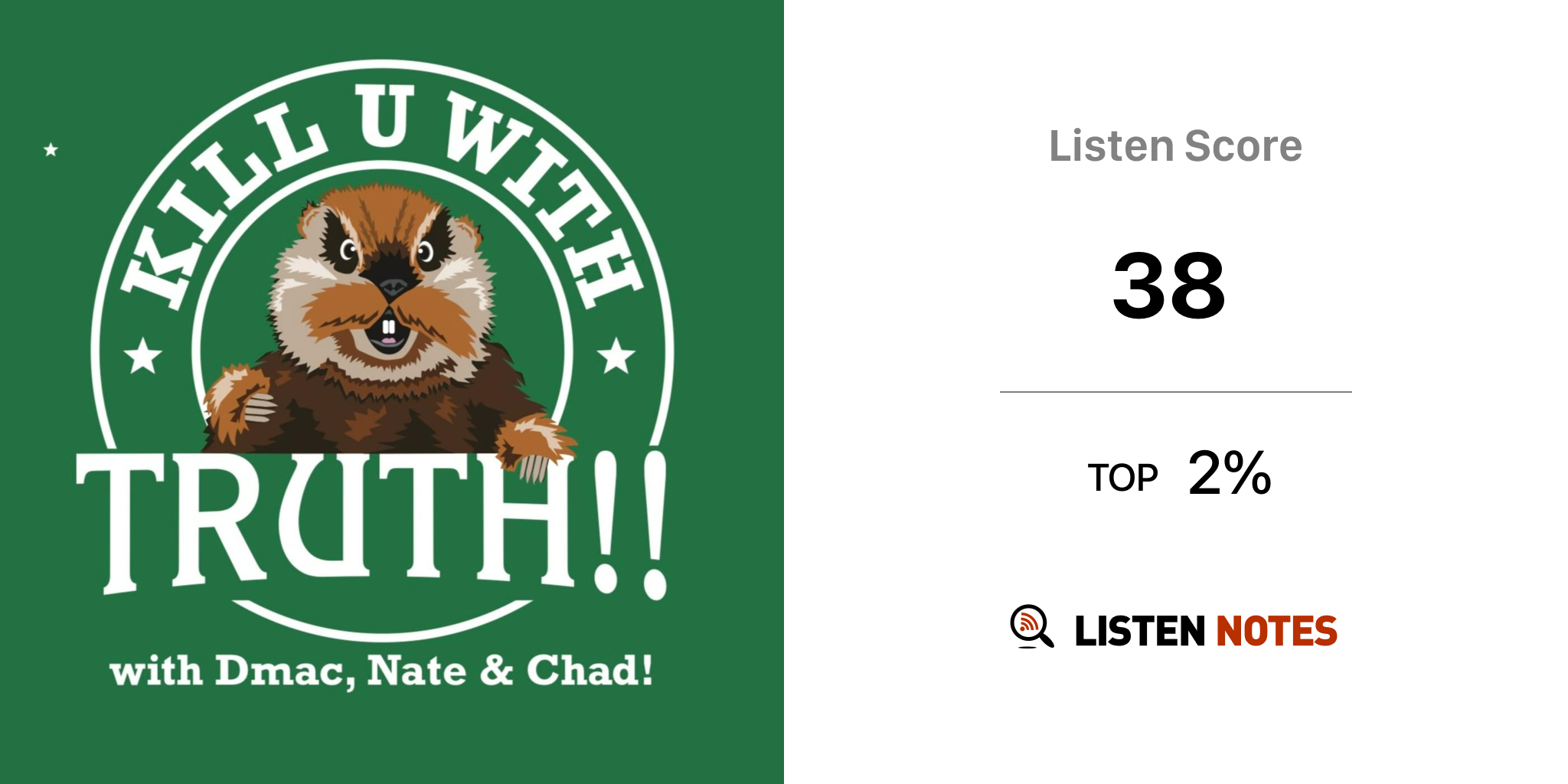 Kill U with TRUTH!!! (podcast) - DMac, Chad Brown, and Nate Jackson ...