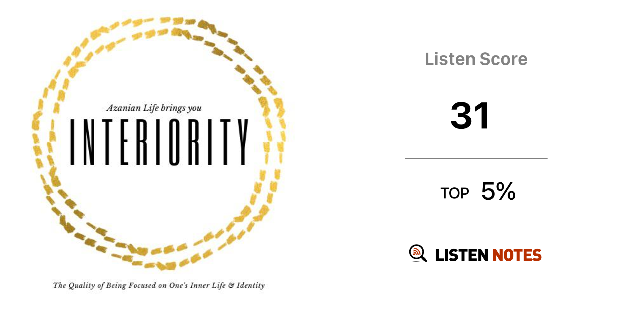 Interiority (podcast) - The quality of being focused on one's inner ...