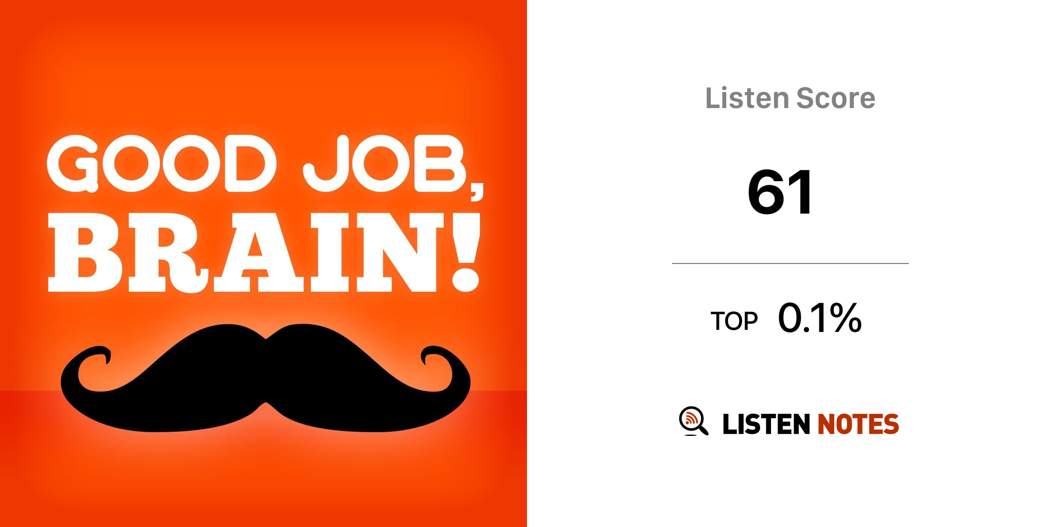 Good Job, Brain! (podcast) - goodjobbrain.com | Listen Notes