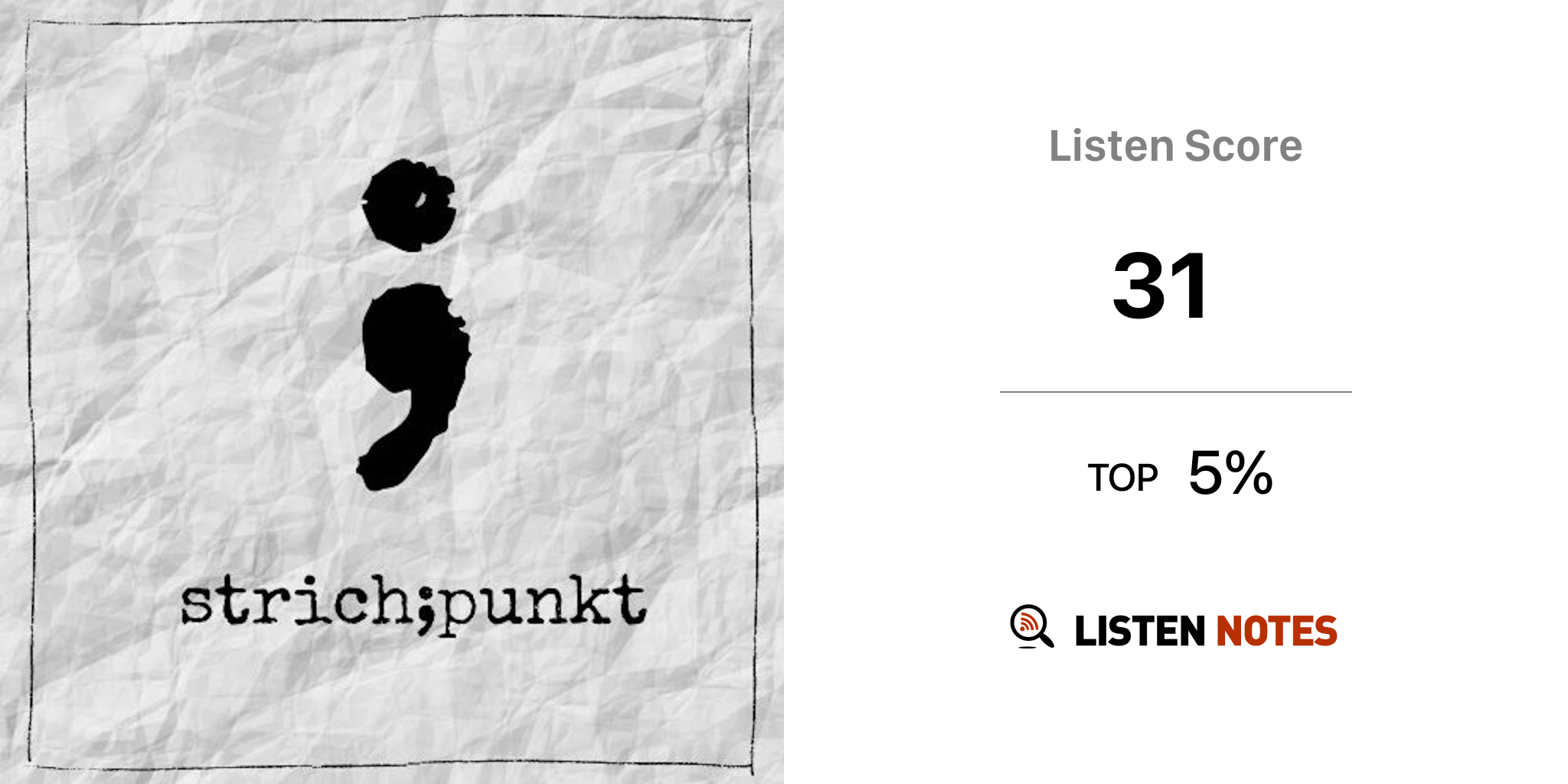 strich;punkt (Podcast) - strich;punkt | Listen Notes