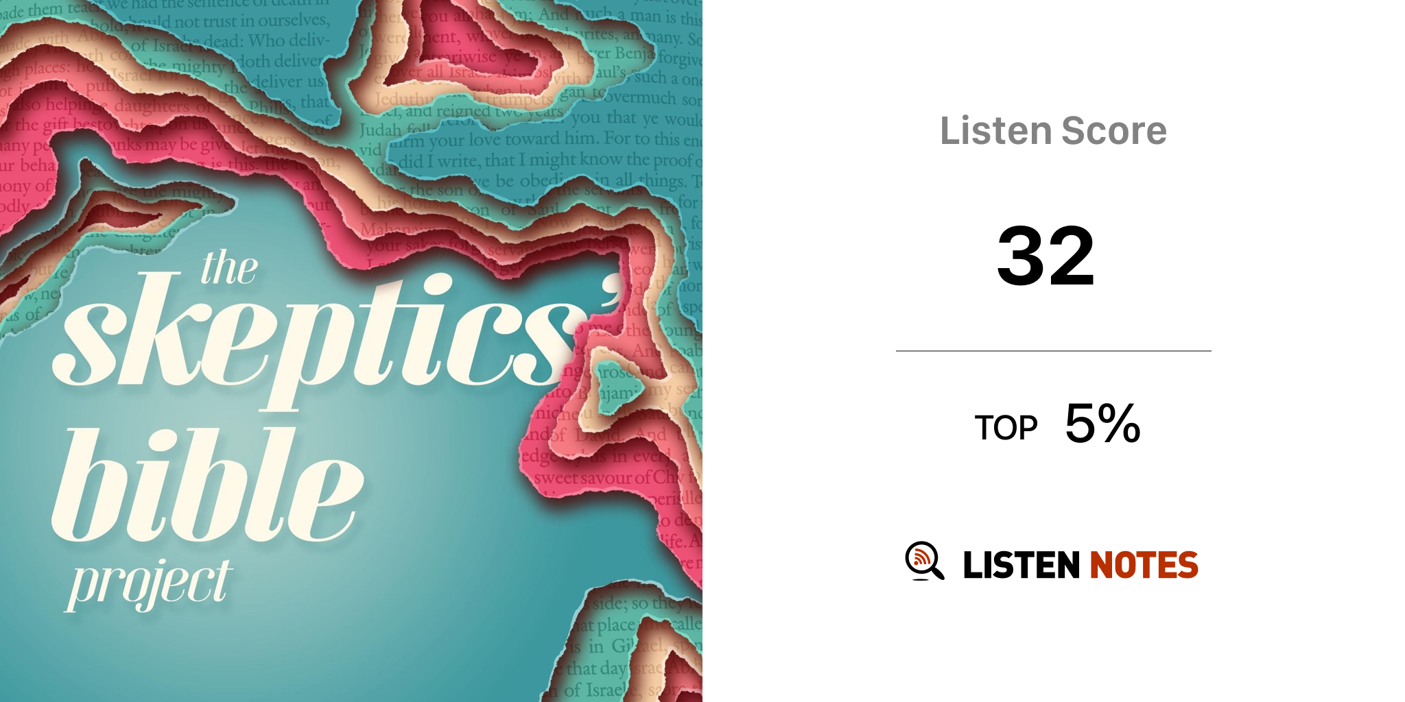 The Skeptics’ Bible Project (podcast) - John & Ben | Listen Notes