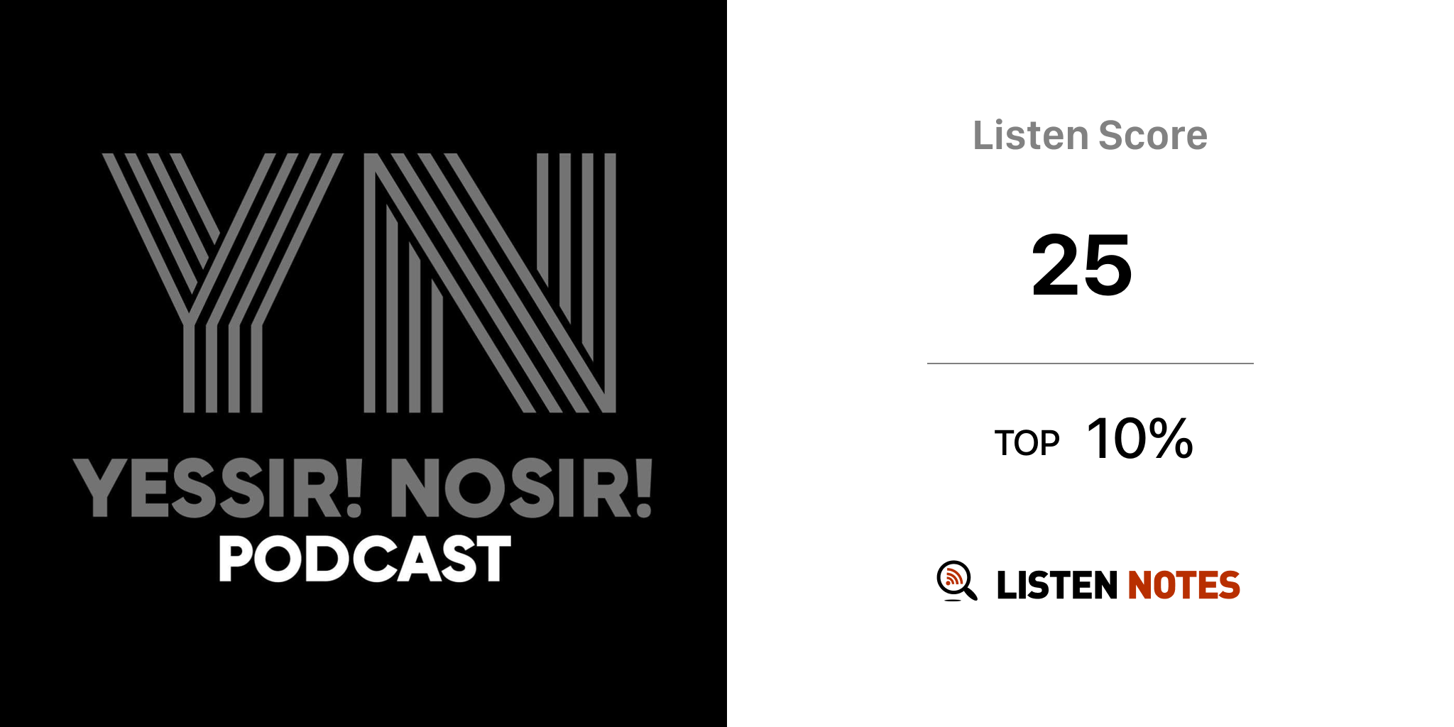 YesSir! NoSir! Podcast - Adrian/Jacoby | Listen Notes