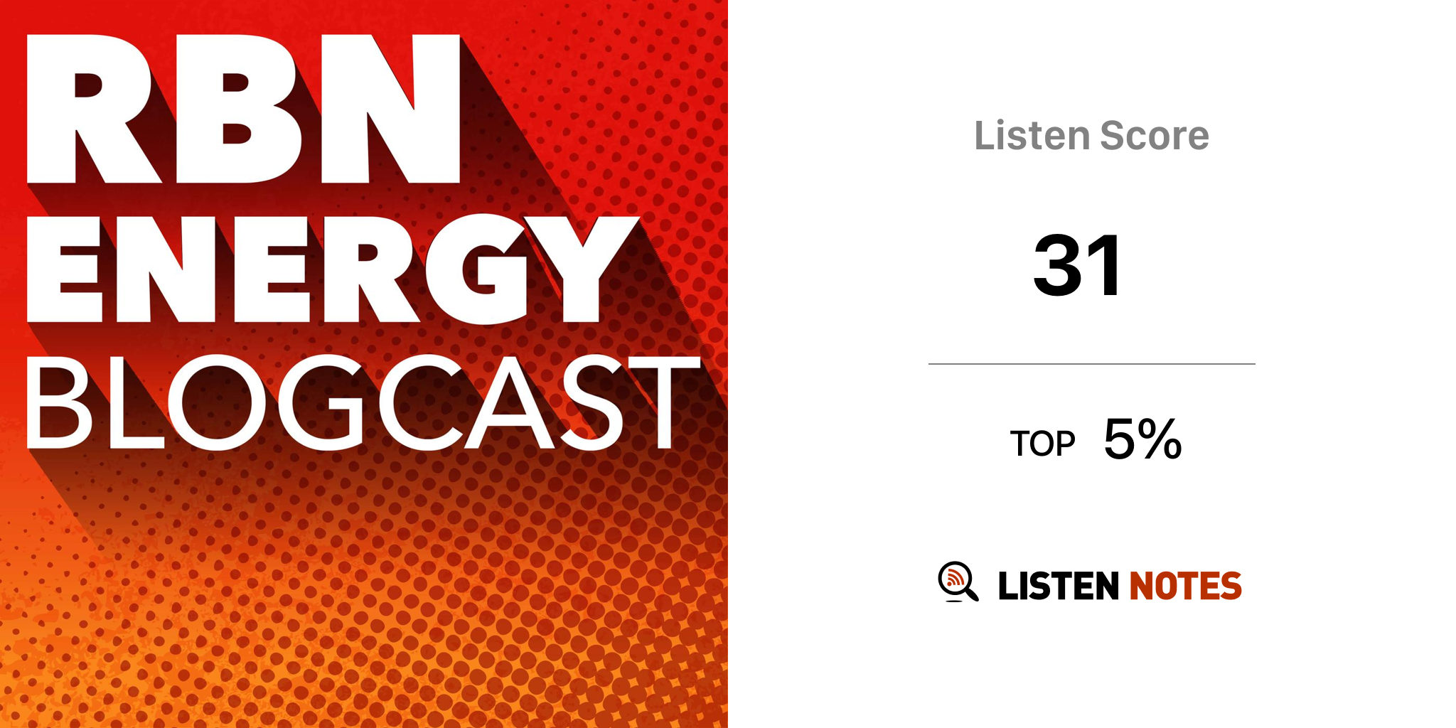 RBN Energy Blogcast (podcast) - RBN Energy | Listen Notes
