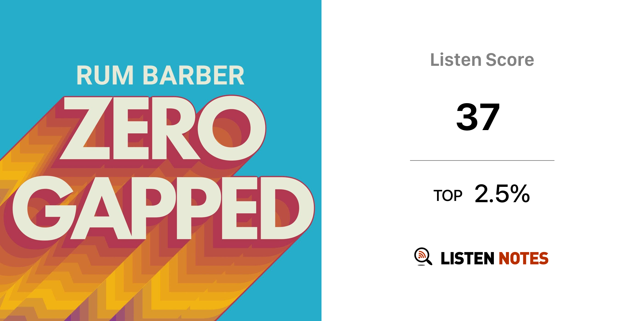 Zero Gapped Podcast - Rum Barber | Listen Notes