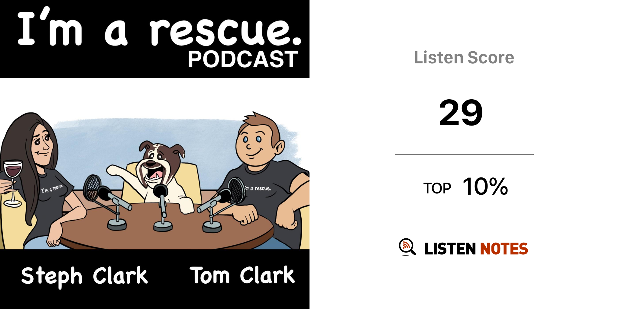 I'm a Rescue (podcast) - Tom Clark & Steph Clark | Listen Notes