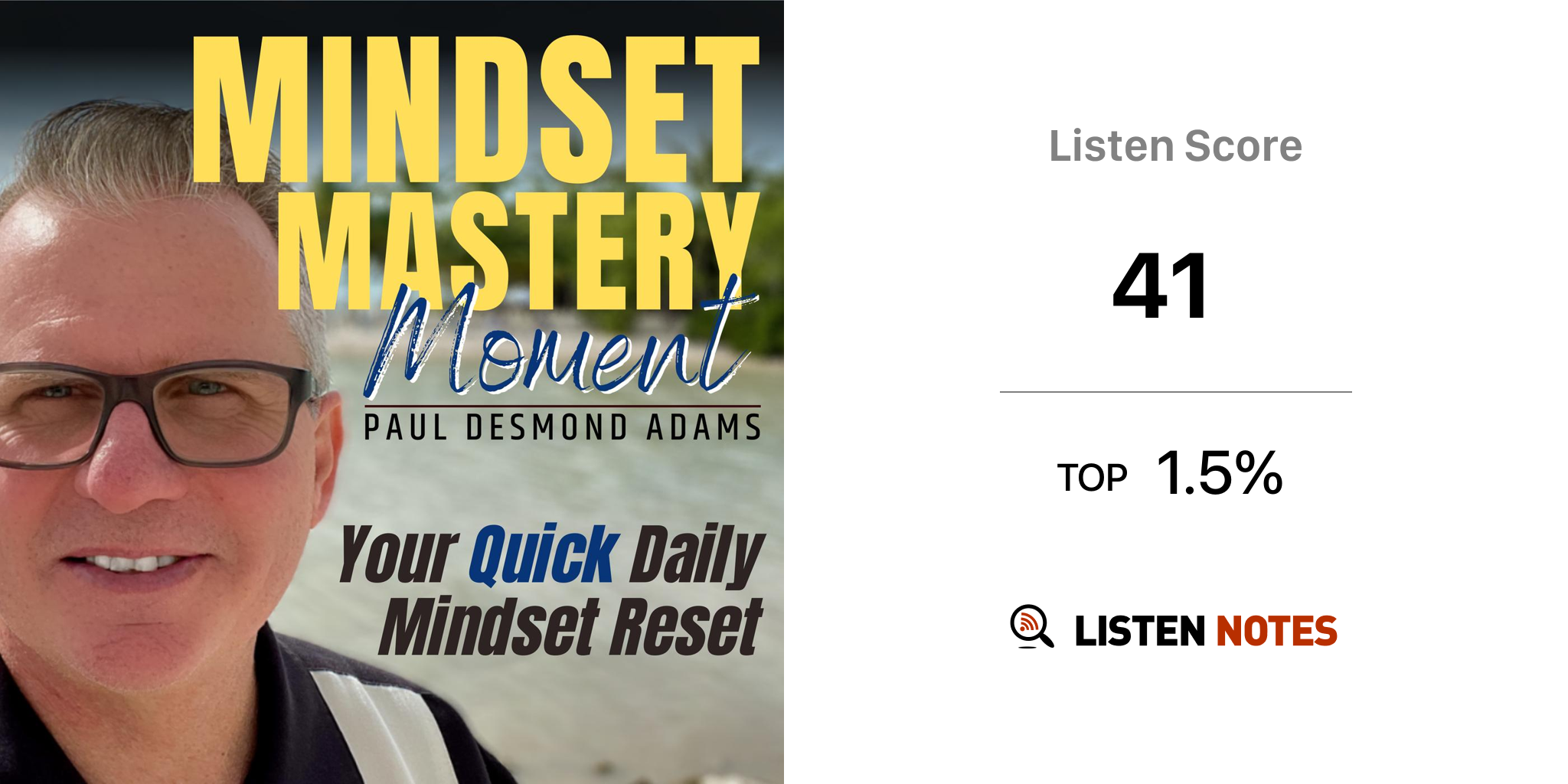 Mindset Mastery Moment (подкаст) - Paul Desmond Adams | Life ...