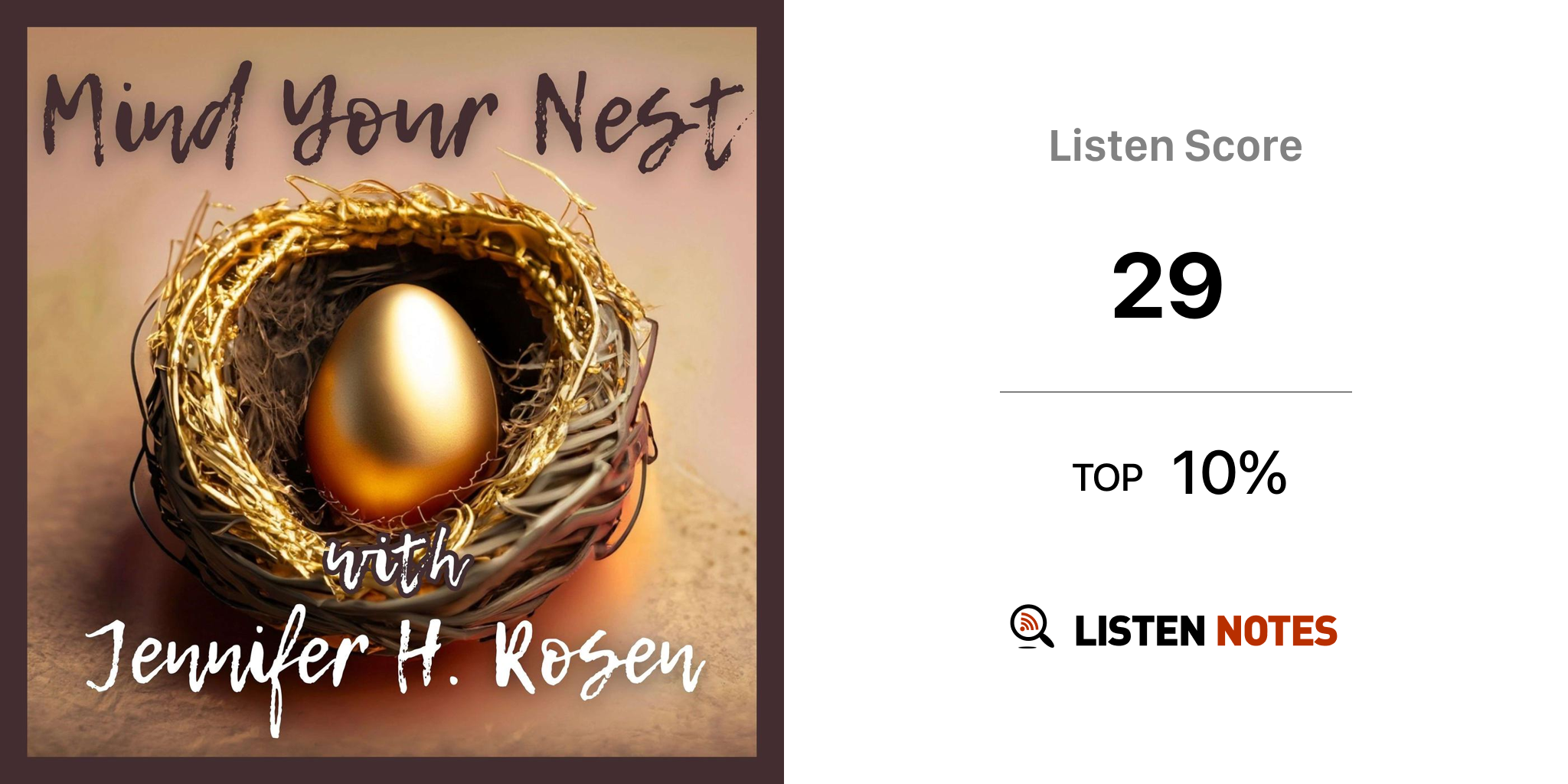 Mind Your Nest (podcast) - Jennifer Rosen | Listen Notes
