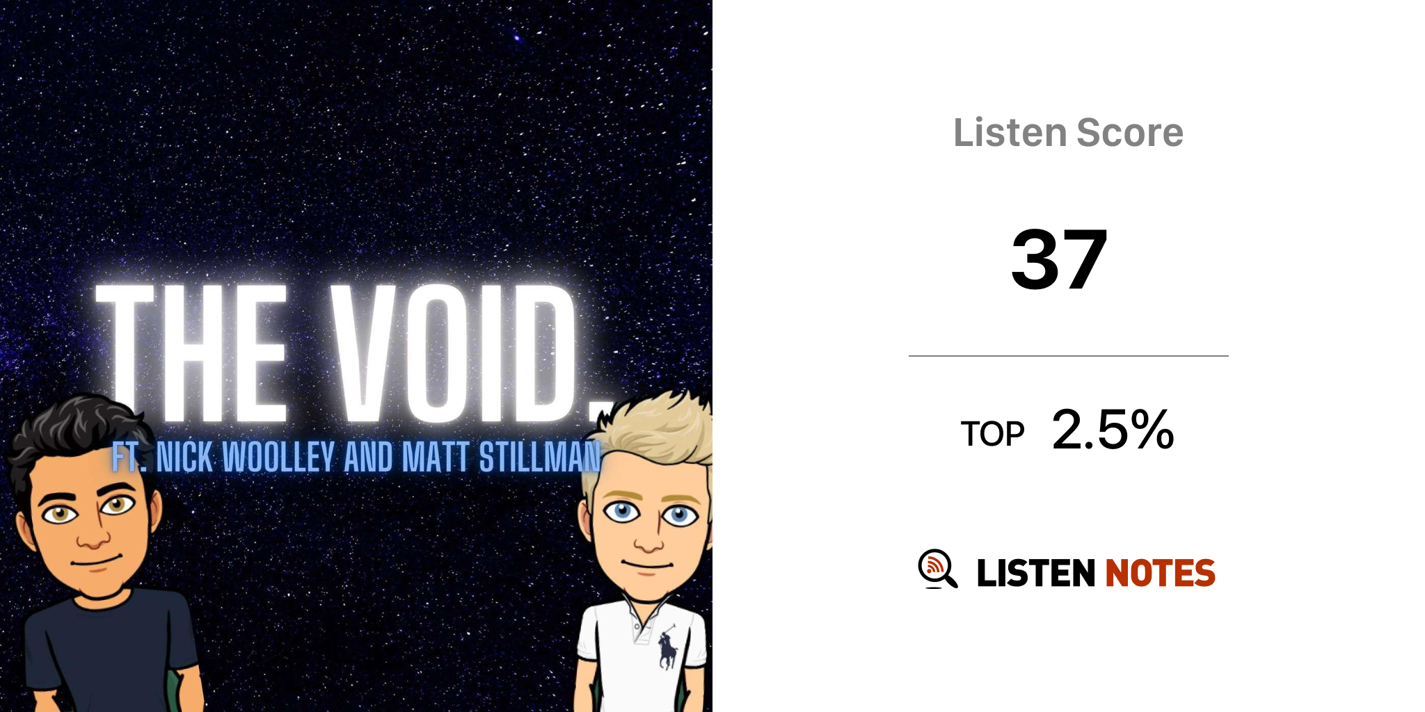 The Void Podcast - Nick Woolley, Matt Stillman | Listen Notes