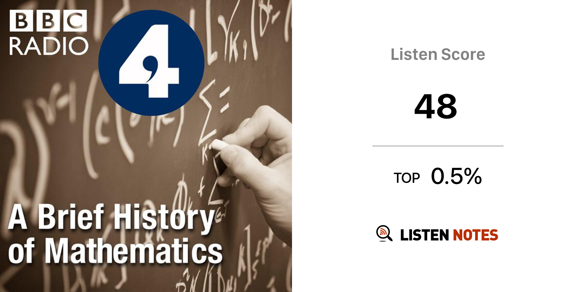 A Brief History Of Mathematics podcast BBC Radio 4 Listen Notes